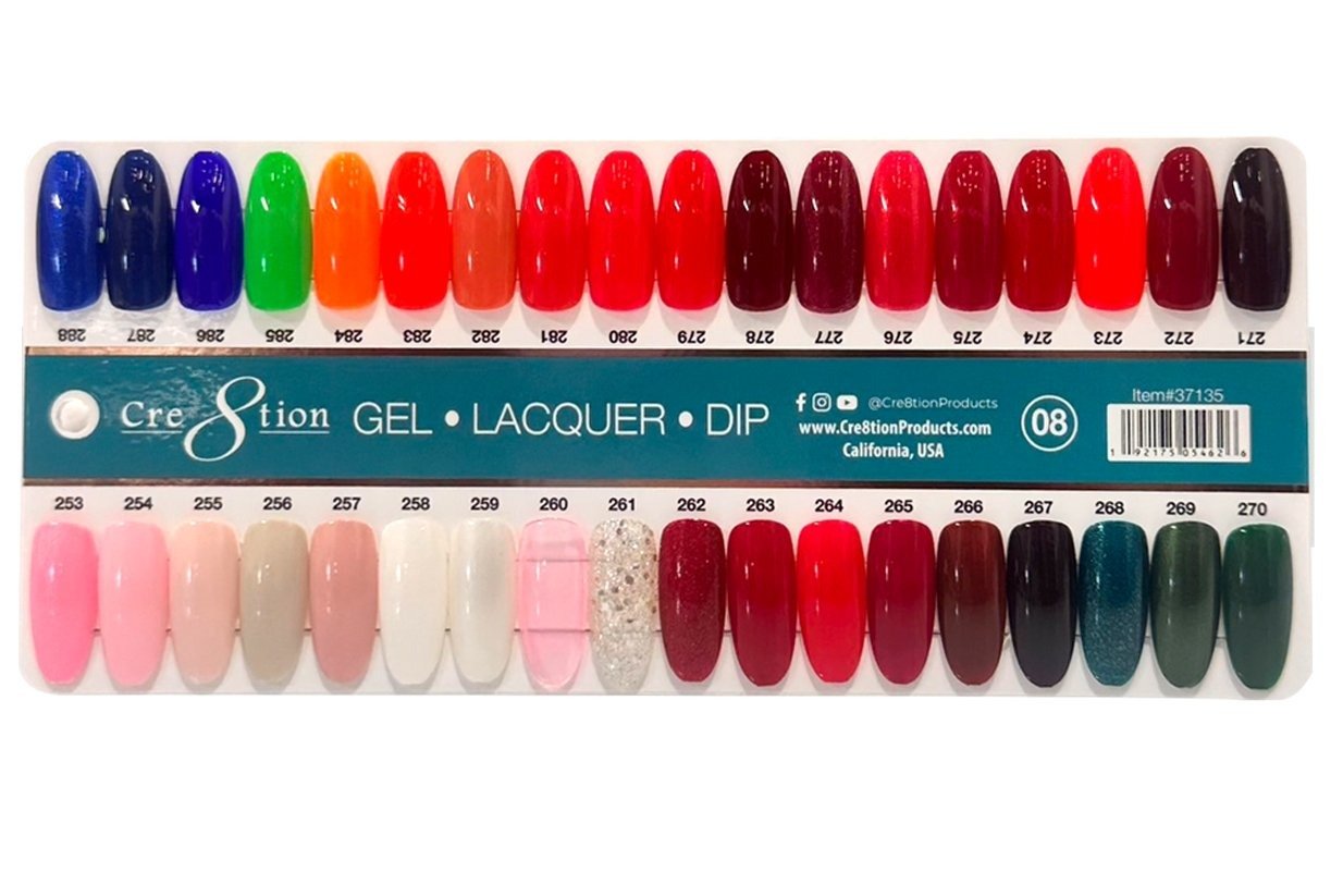 Matching Color Gel & Nail Lacquer — Cre8tion Products