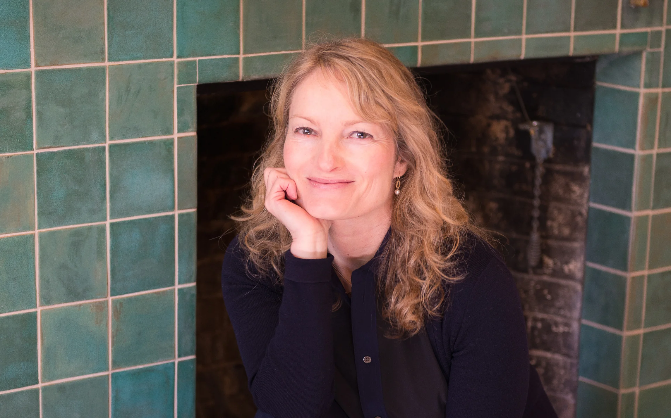 Ruth Frances Greenberg — Firebox Tile by Ruth Frances Greenberg