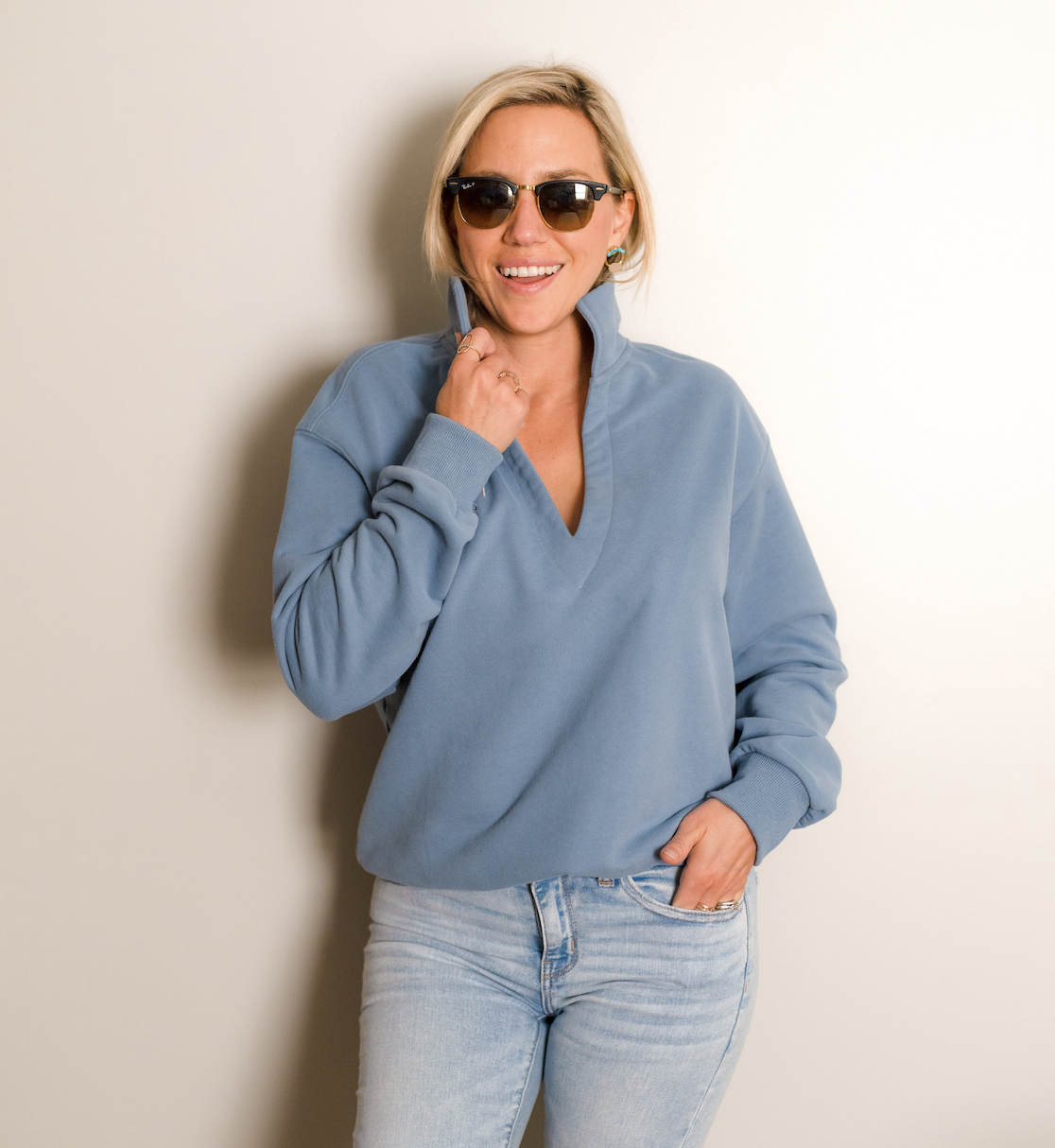 V-Neck Sweatshirts — COPPER CORNERS