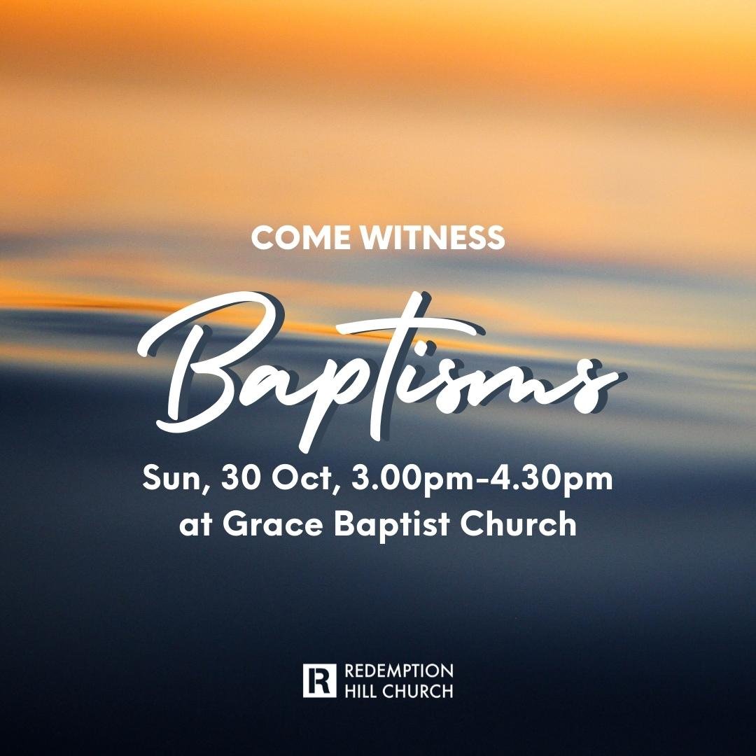 Baptisms — Redemption Hill Church