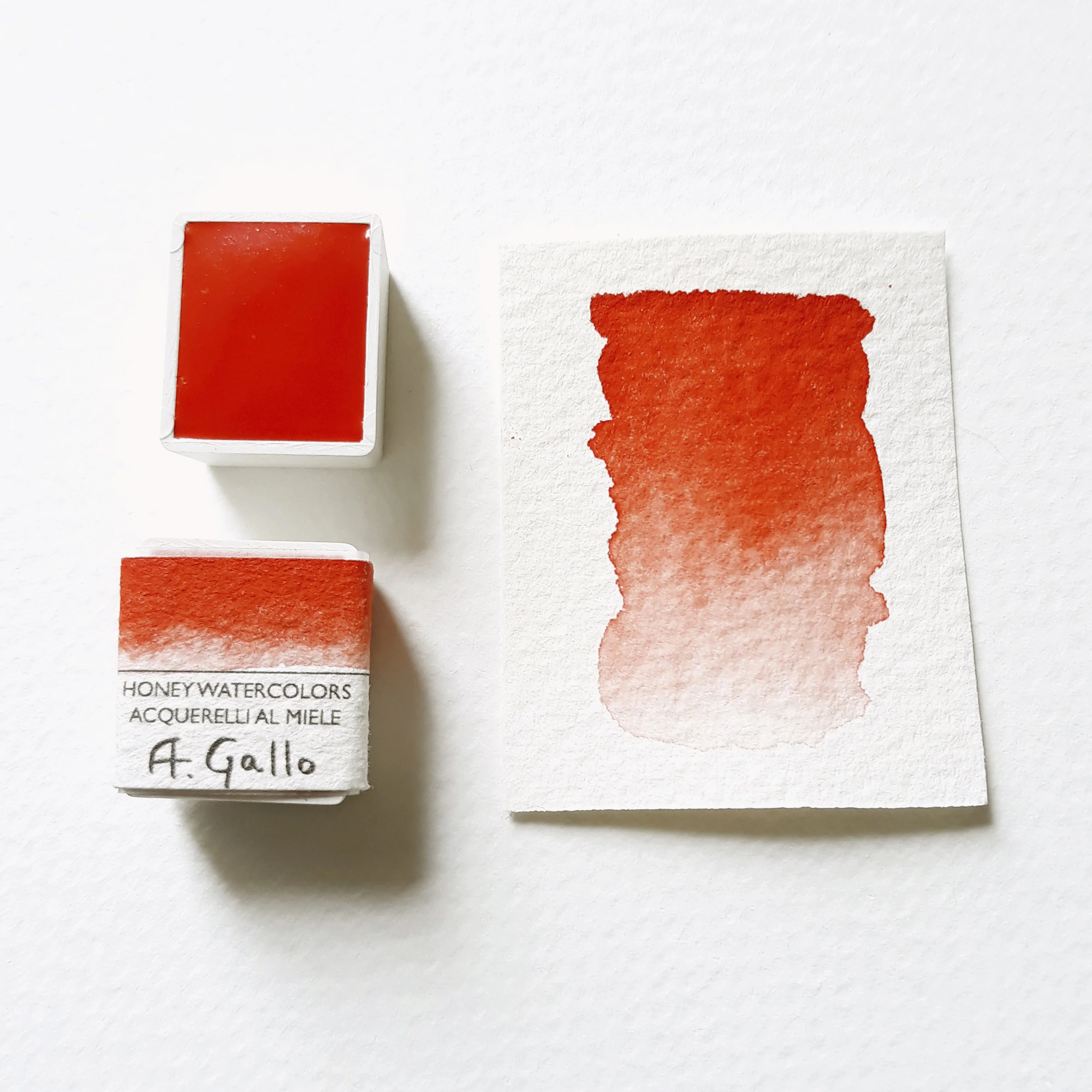 Vermillion Red PR255 A. Gallo Colors — A. Gallo Colors - Acquerelli ...
