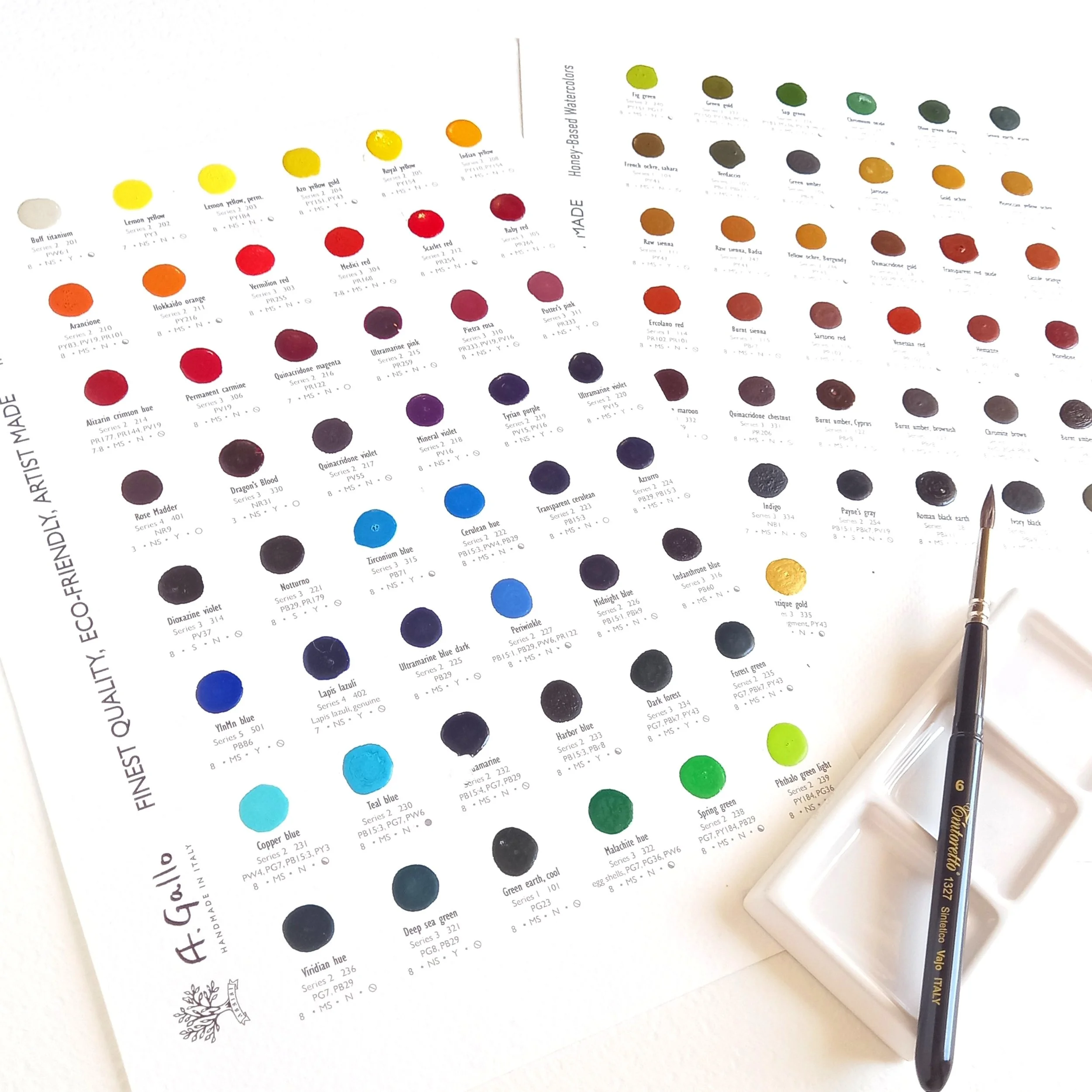 Quinacridone gold — A. Gallo Colors - Acquerelli Artigianali