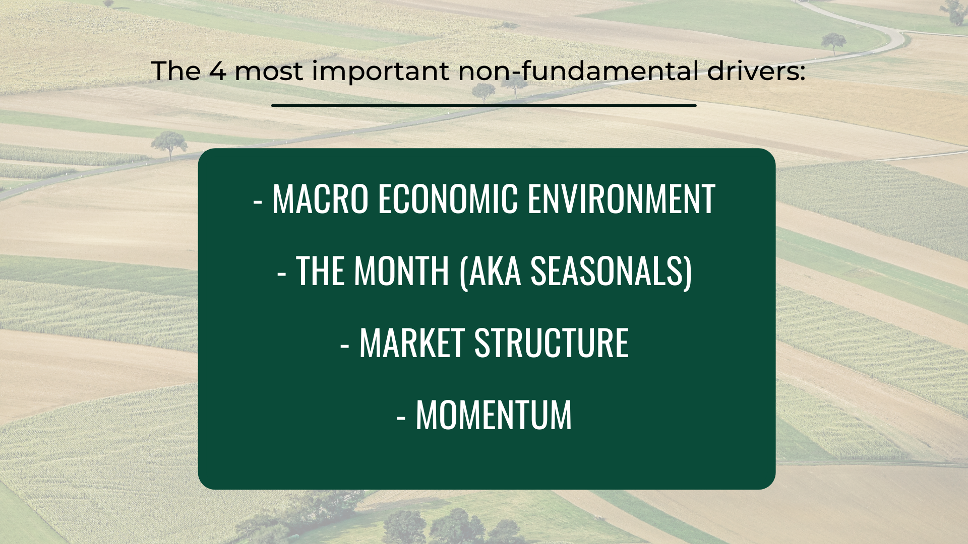 How to Trade Seasonal Futures Price Moves — Peak Trading Research