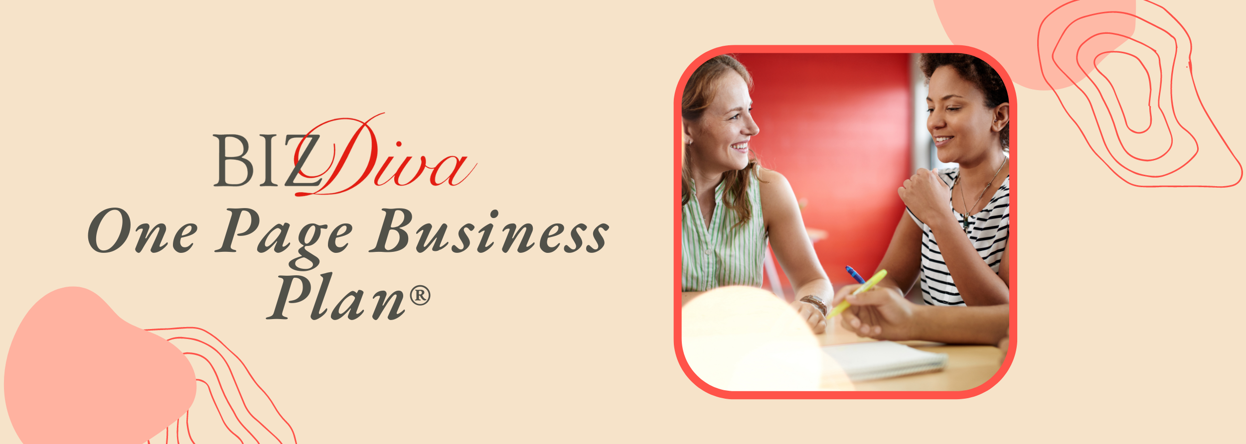 One Page Business Plan — Biz Diva