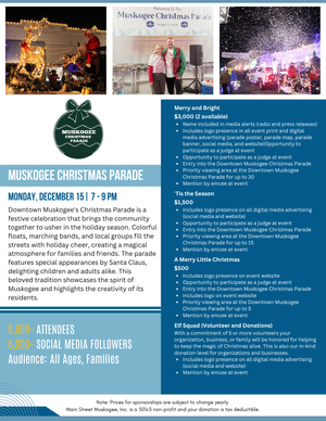 Christmas Parade — Main Street Muskogee