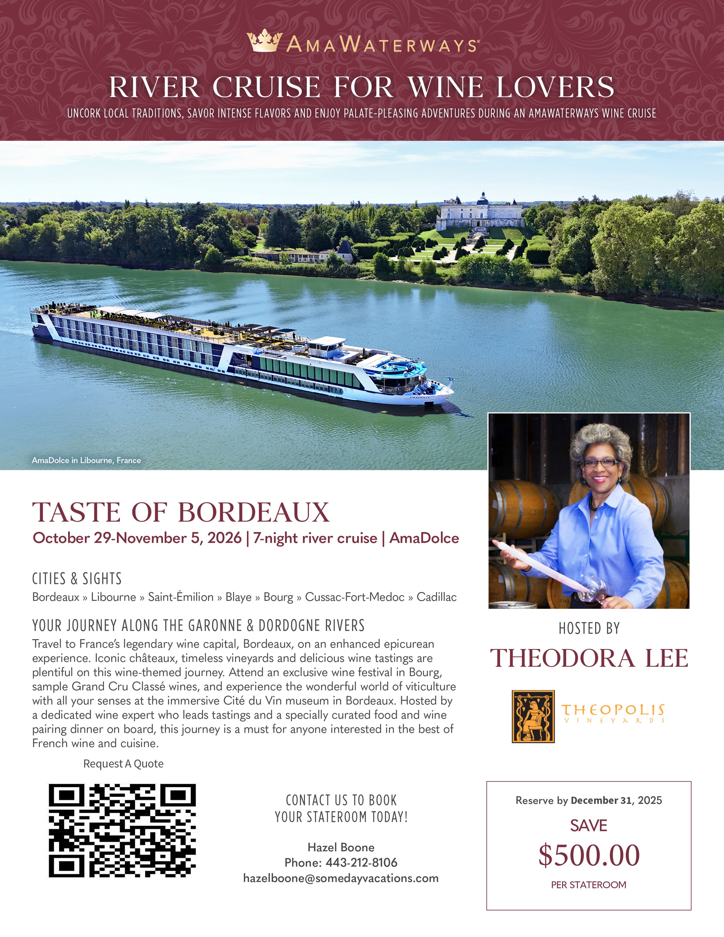 Taste of Bordeaux - Hosted by Theodora Lee — Theopolis Vineyards