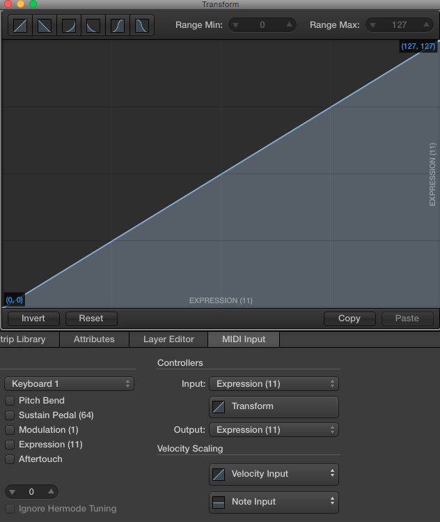 MainStage Velocity Curves – Sunday Sounds