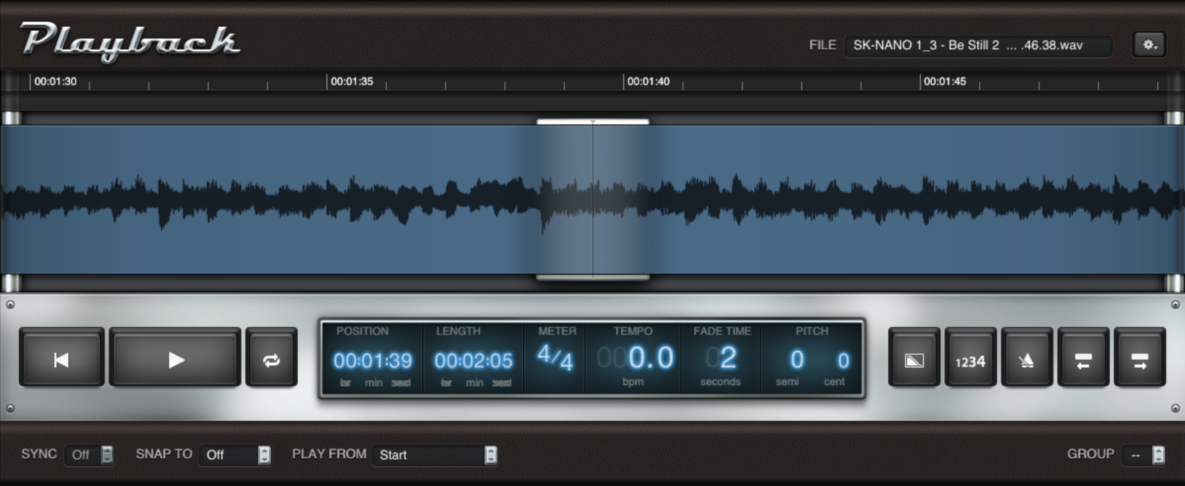 MainStage's Playback Plugin – Sunday Sounds
