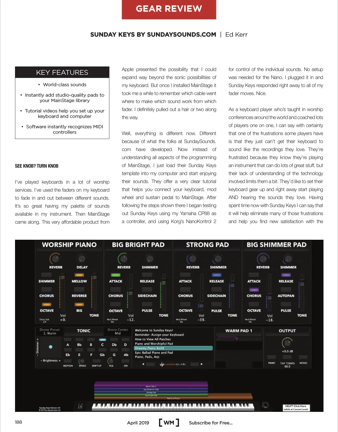Sunday Keys Reviewed by Acclaimed Composer and Keyboardist Ed Kerr ...