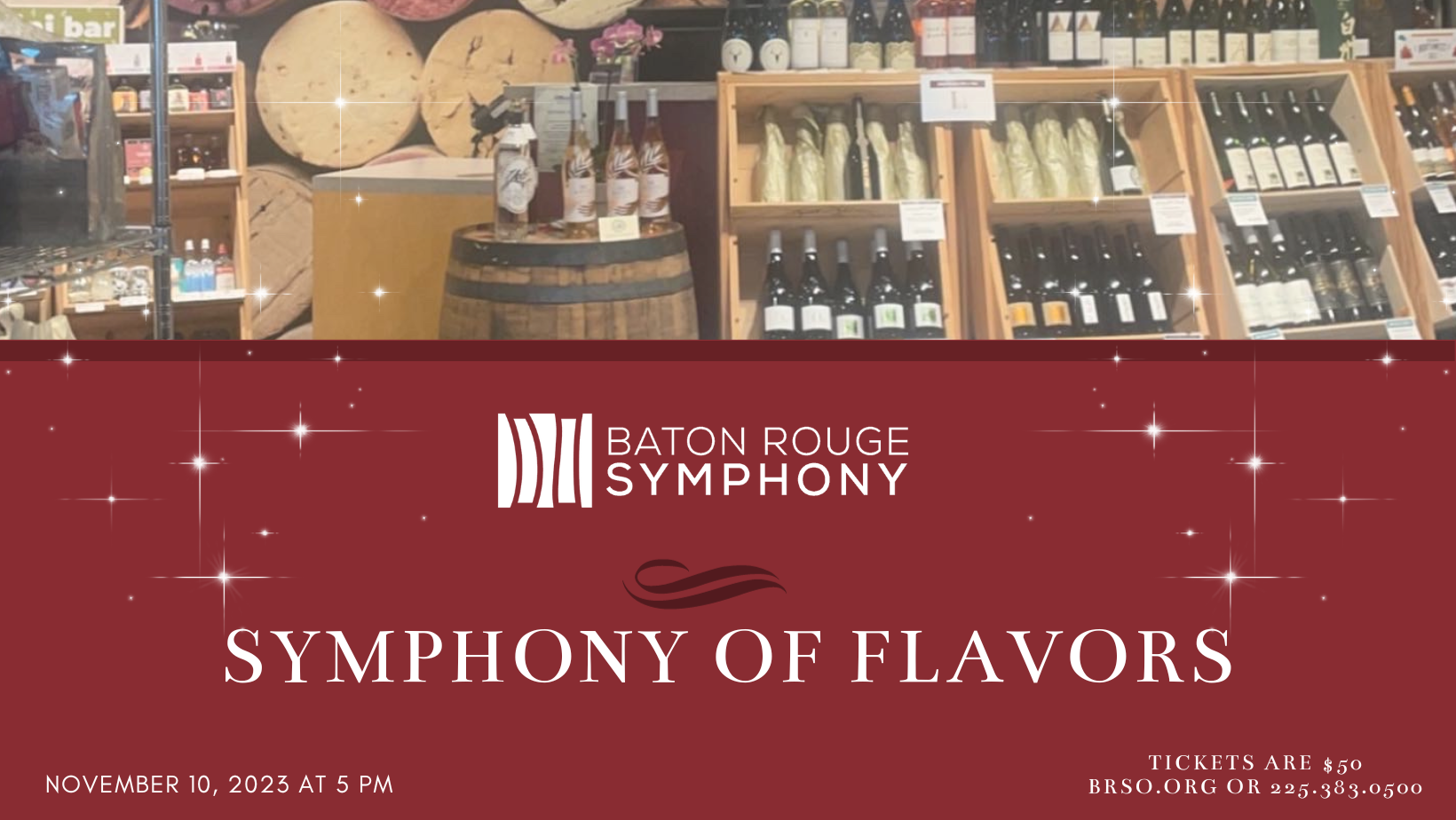 Symphony of Flavors - Holiday Preview — Baton Rouge Symphony Orchestra