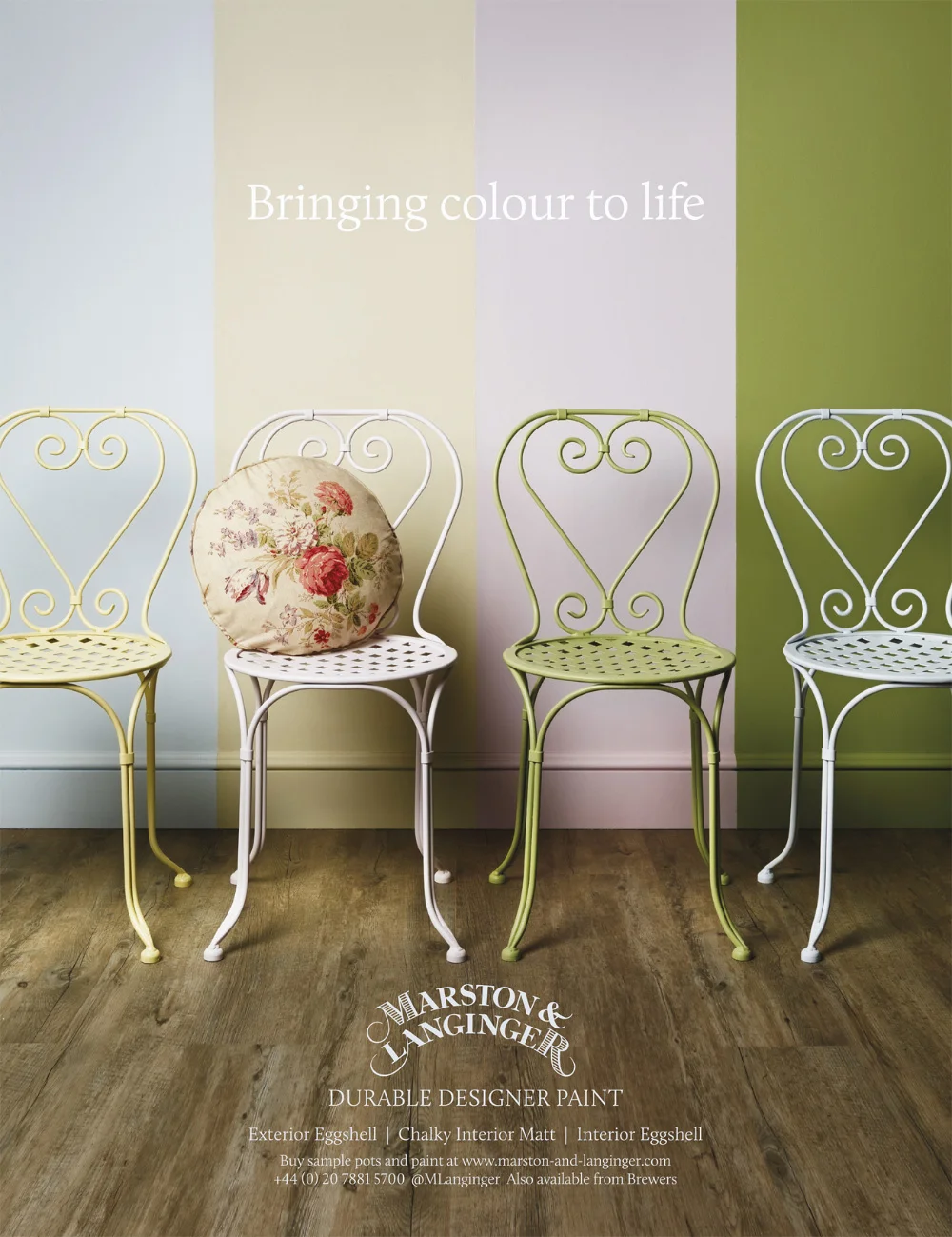 New Interiors Ad Campaign For Marston & Langinger Paint — Julian ...