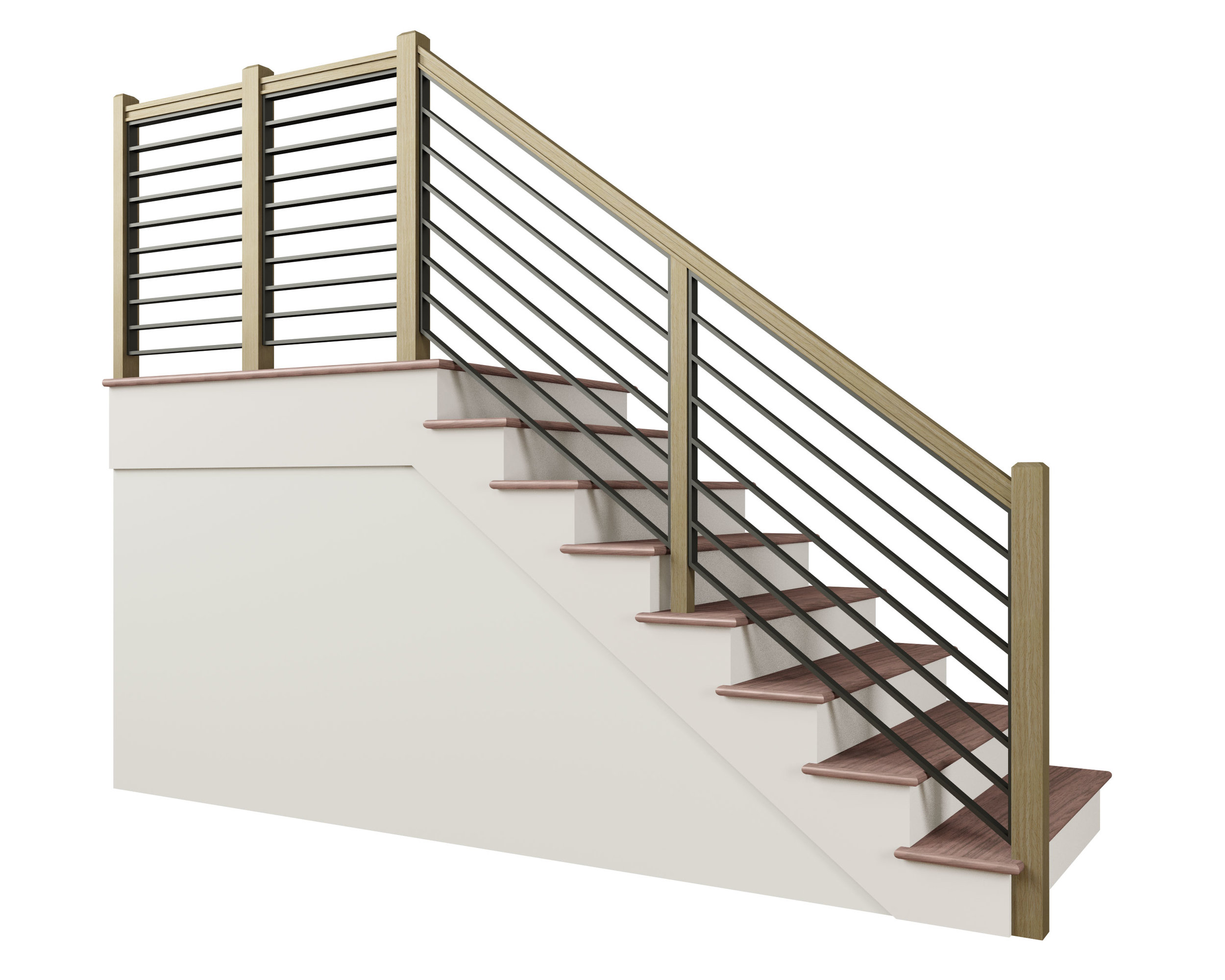 Linear Metal Panels — Oak Pointe - Custom Millwork, Specialty Stair ...