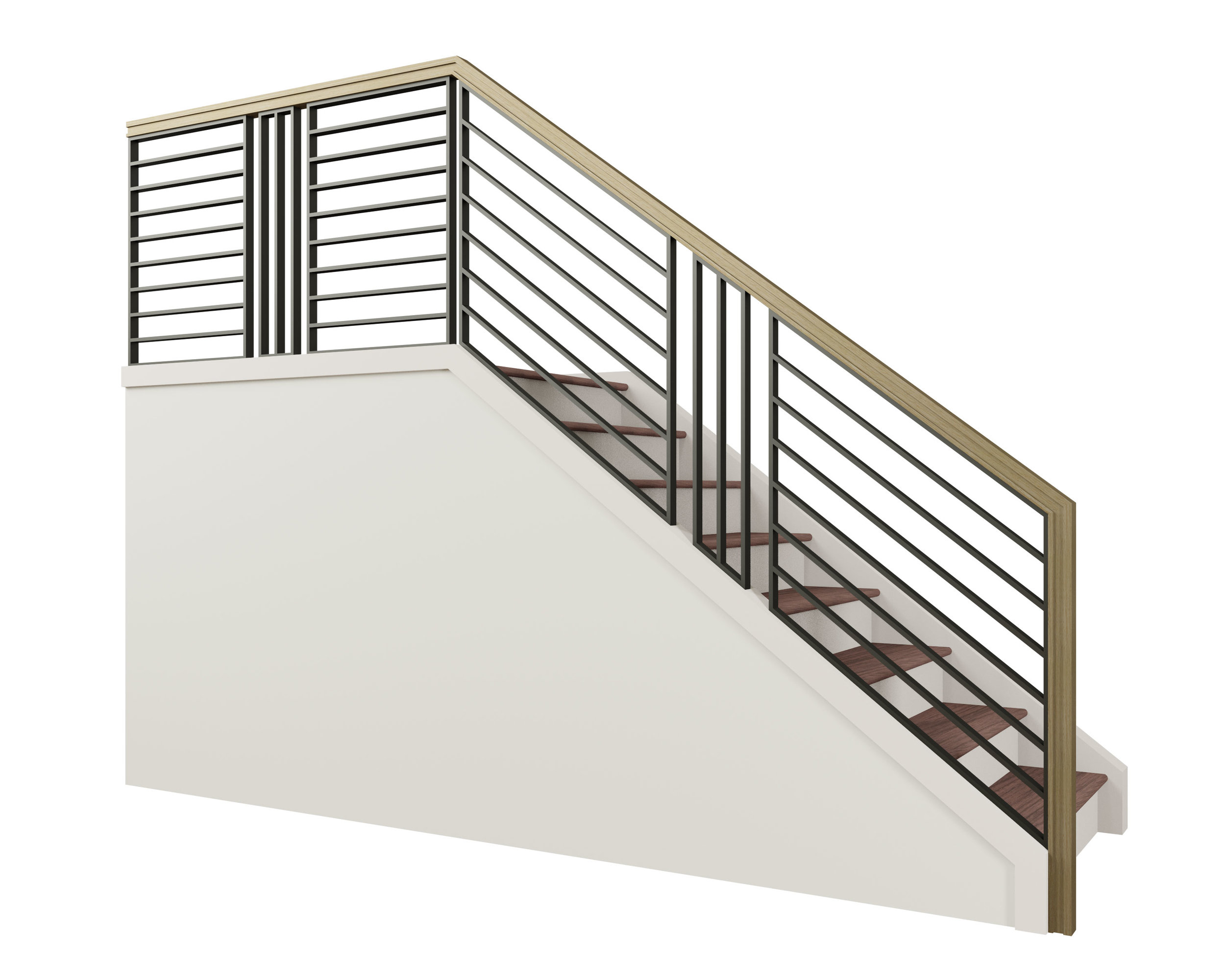 Linear Metal Panels — Oak Pointe - Custom Millwork, Specialty Stair ...