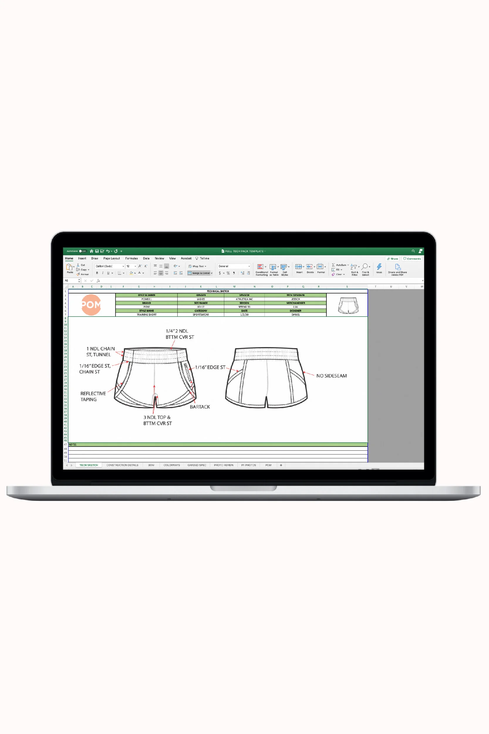 POM List & HTM Guide — Points of Measure