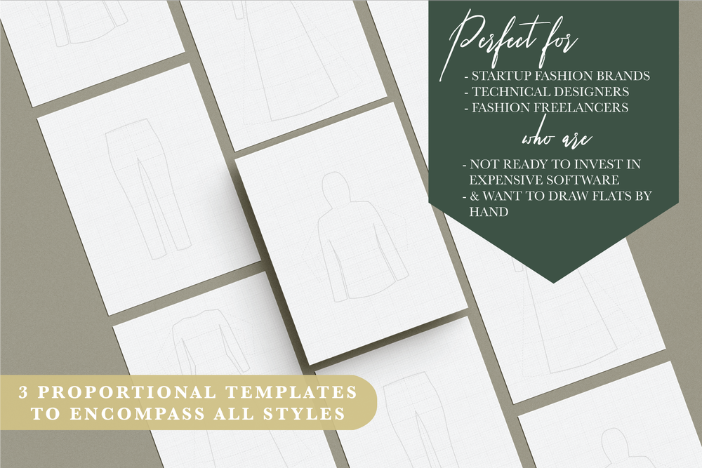Fashion Technical Flat Template