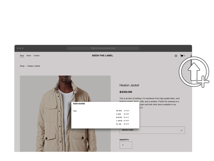Shop - Size Charts — Points of Measure
