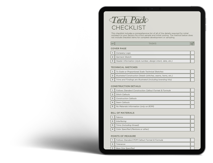 Tech Pack: Everything You Need to Know — Points of Measure