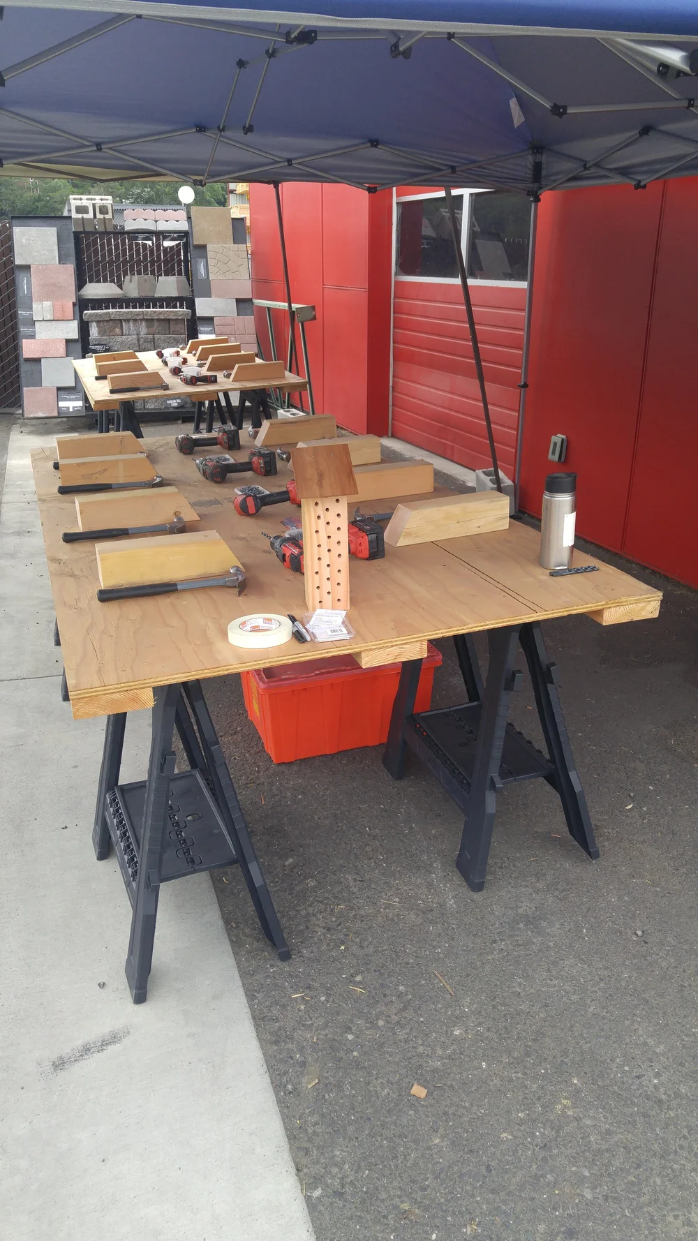 ENERSTRUCTA — May Mason Bee House DIY Workshops @ Tum-A-Lum Lumber