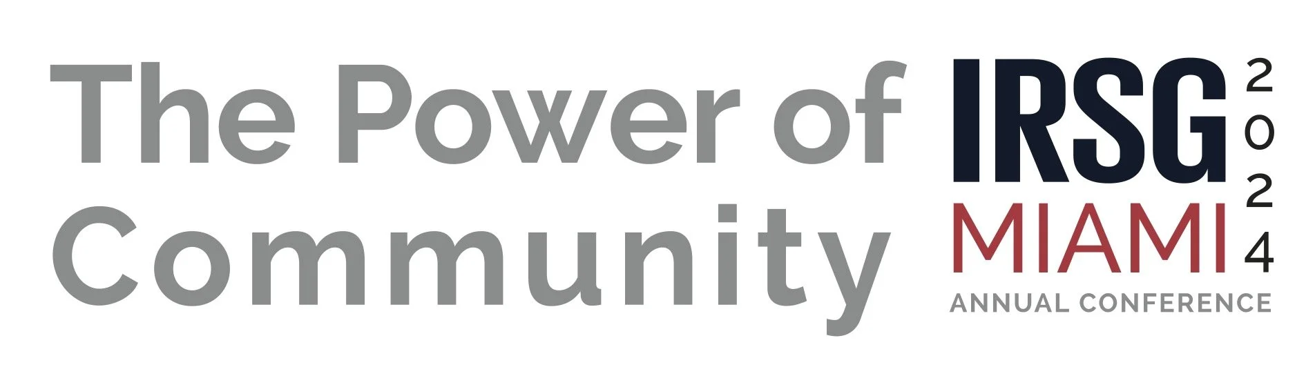 Overview and Agenda — IRSG