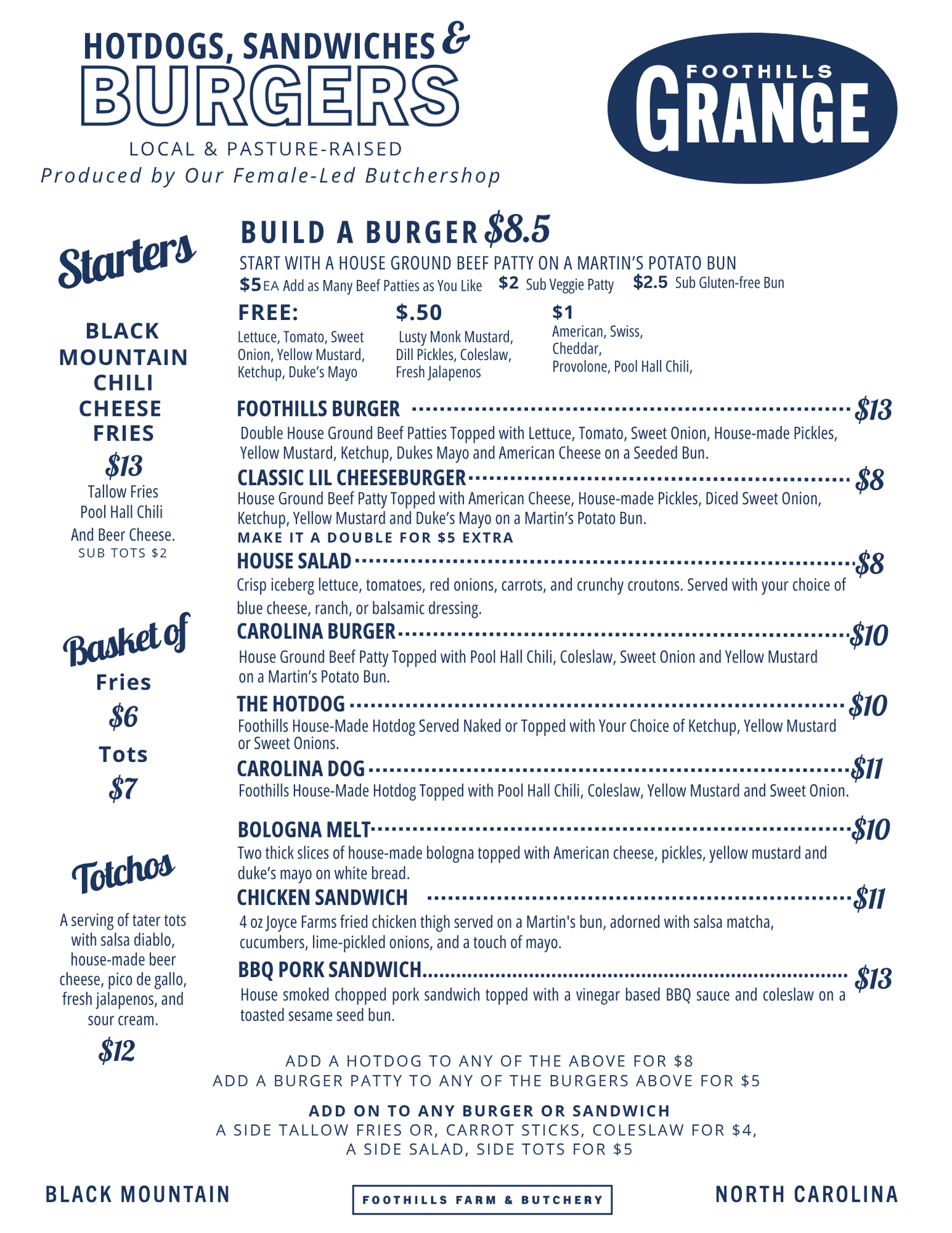 The Grange — Foothills Meats