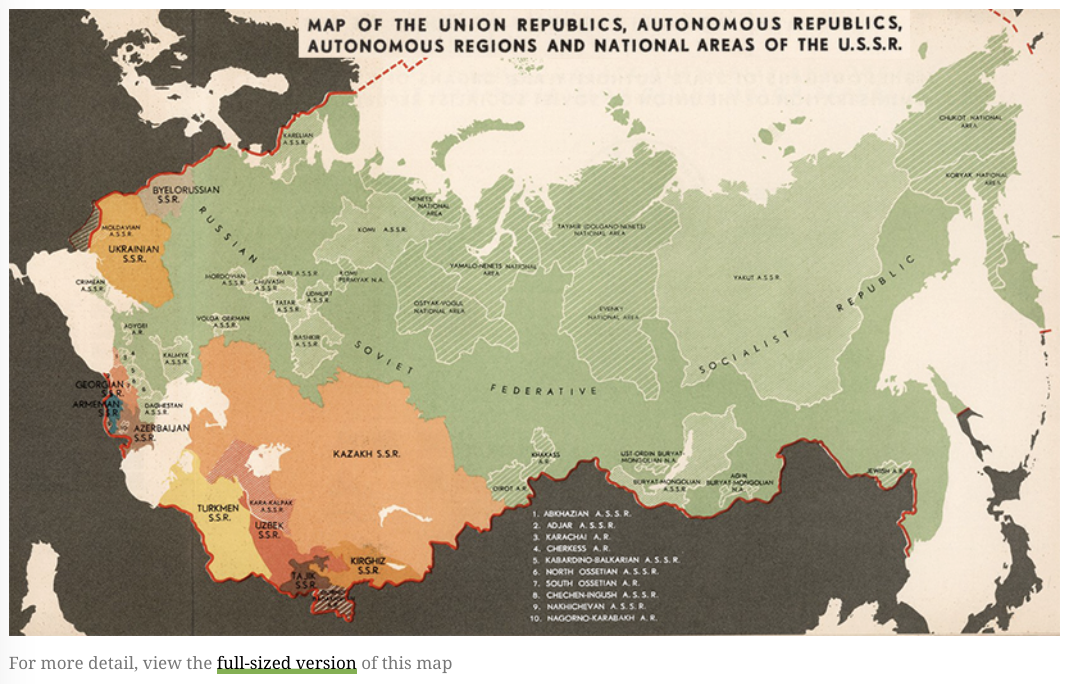 Soviet Union Map