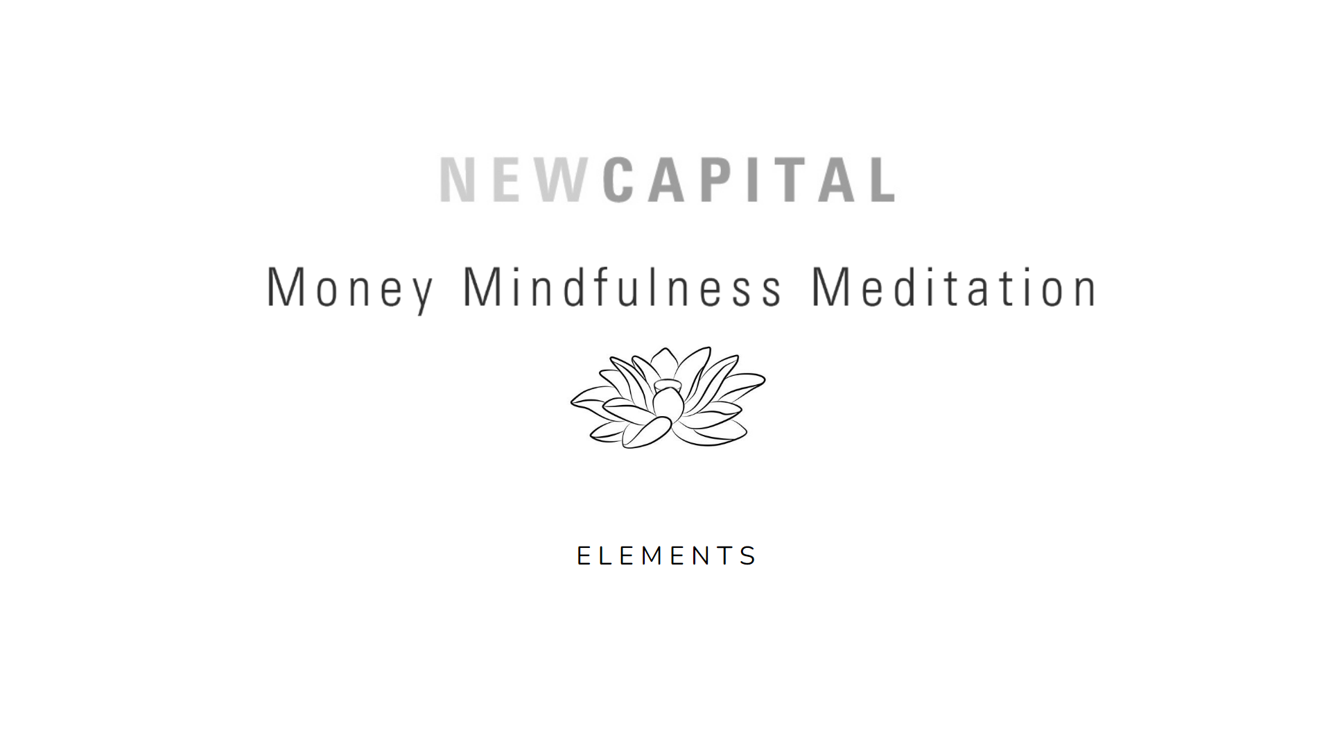 Money Mindfulness Meditation: Elements - Webinar Recording — The New ...