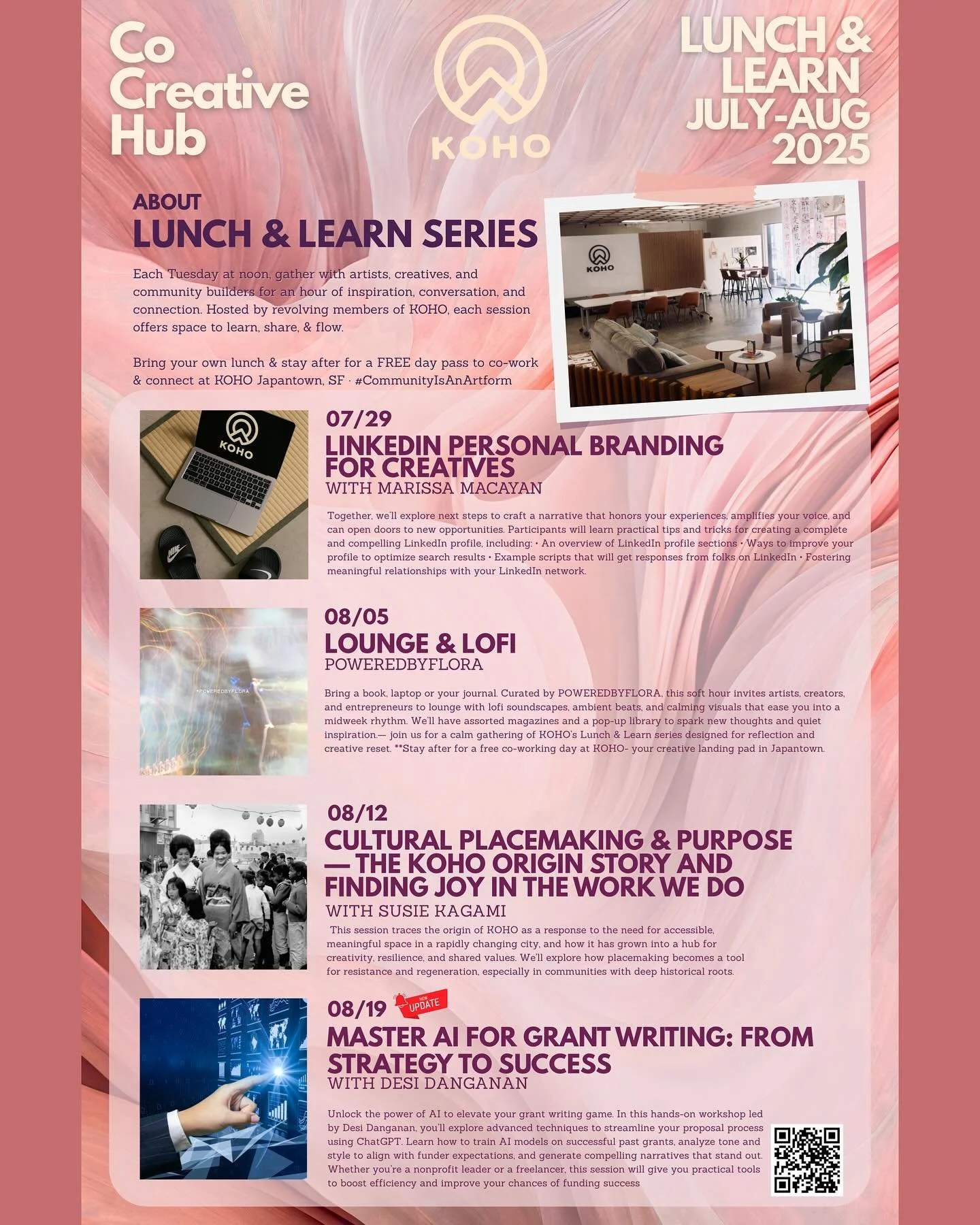 KOHO Creative Hub: Lunch & Learn Series: Cultural Placemaking & Purpose ...