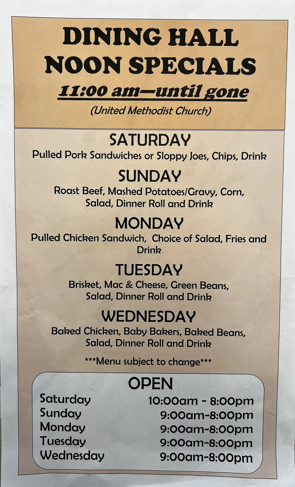 Fair Schedule — Boone County Fair