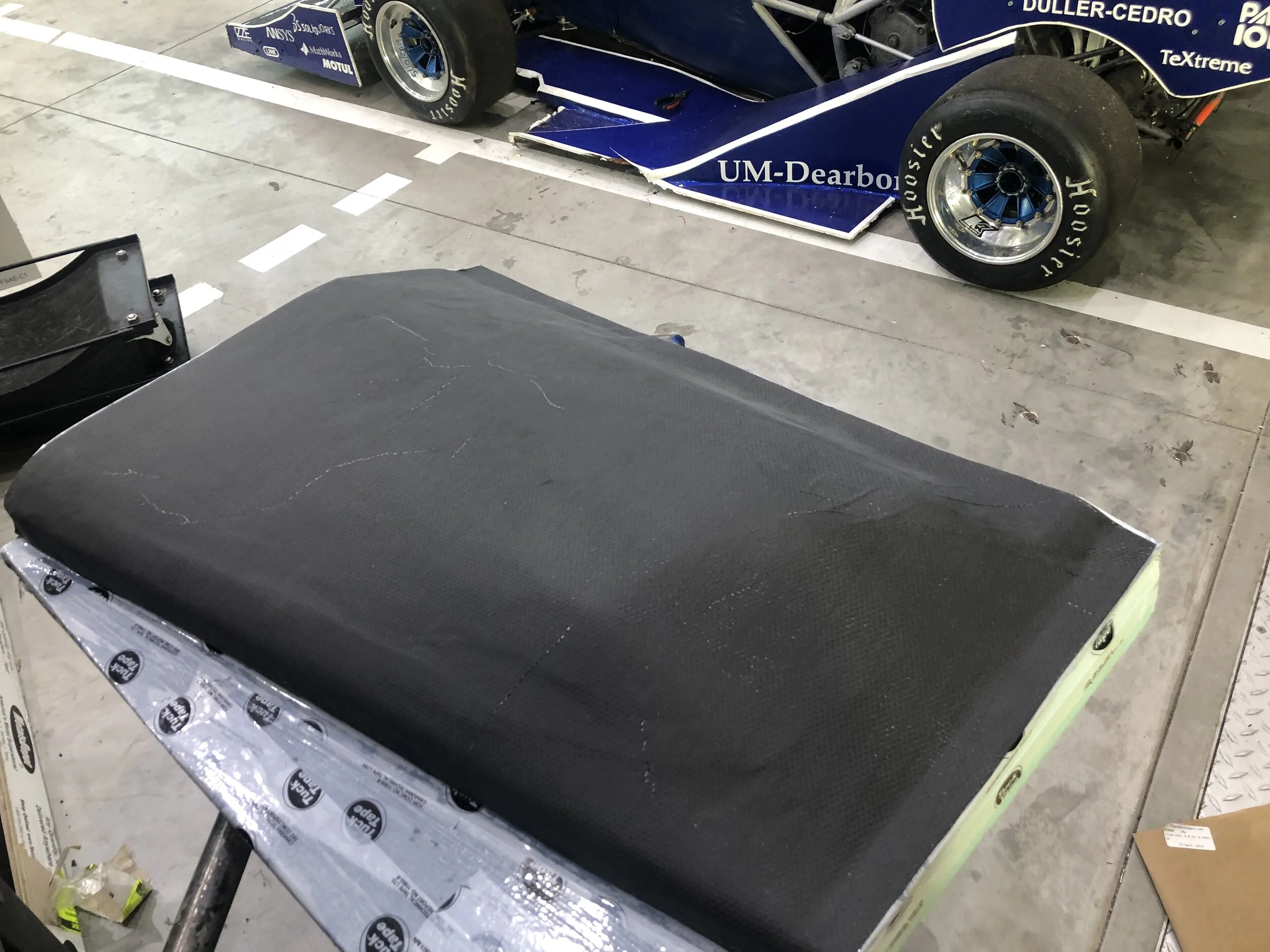 University of Michigan-Dearborn's Formula SAE Racing Team in the Shop ...