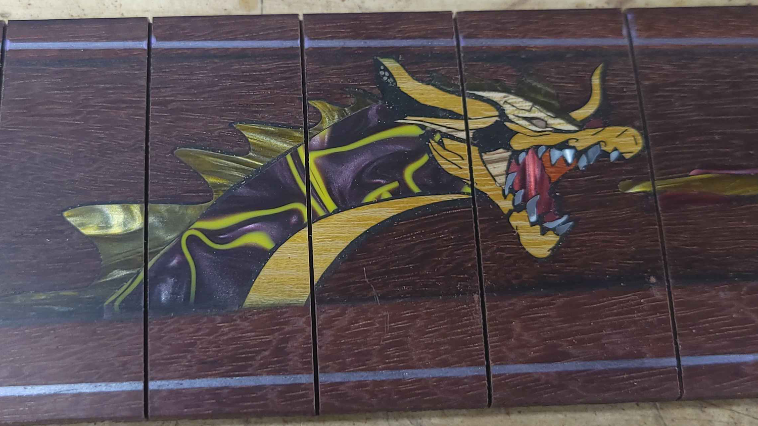 The Story of an Inlaid Dragon Fretboard — Maker Works