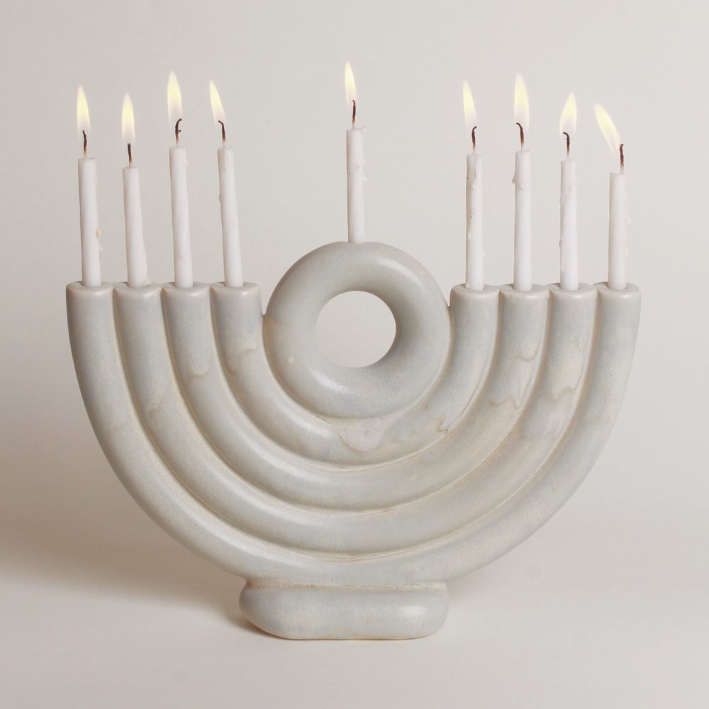 Menorah With Candles