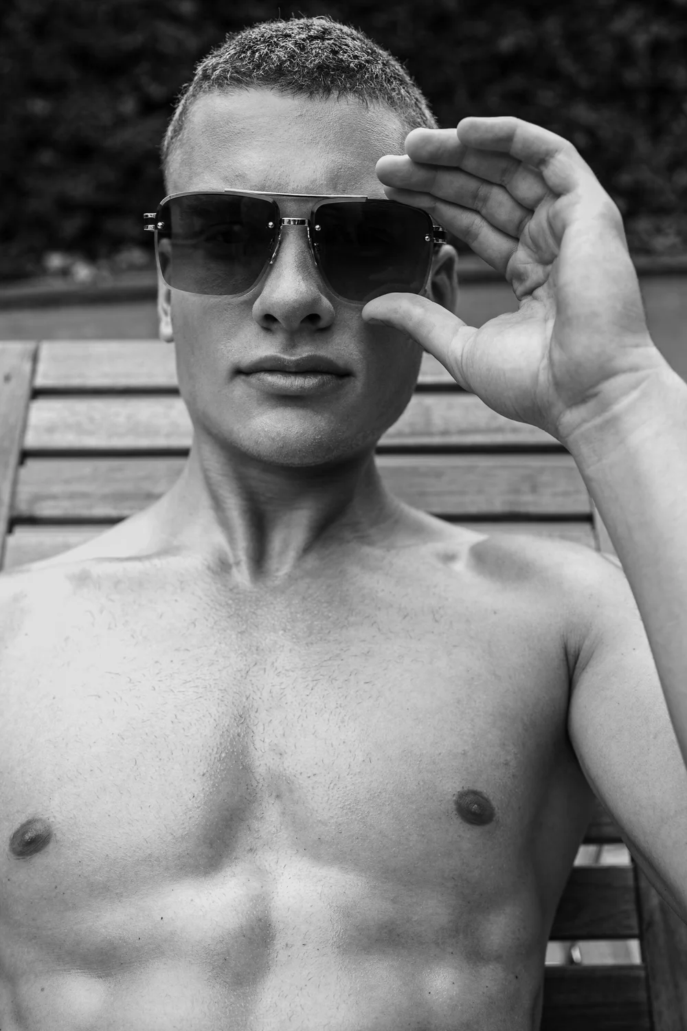 Male model Stan Ivak at Pretty Management by photographer Sanjay Belani ...