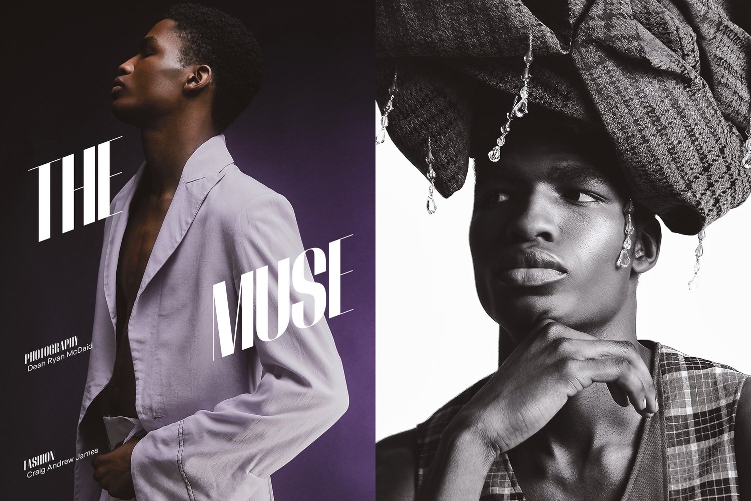 THE RAKISH GENT PRINT ISSUE 4 - exclusive editorial of male model Michael Chima by Dean Ryan ...