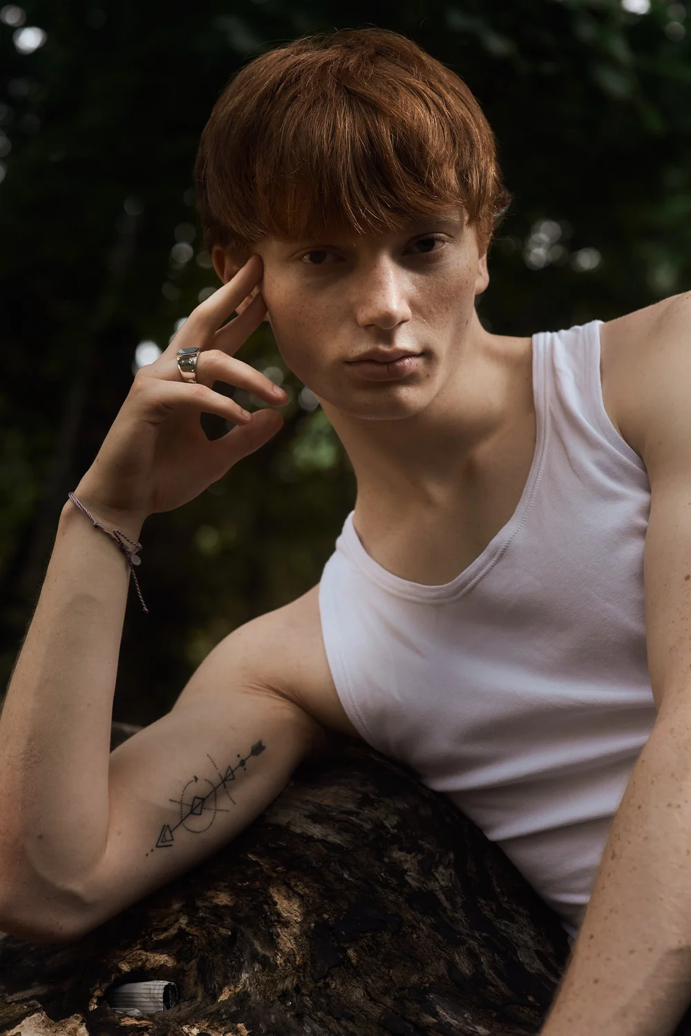 Male model Calum Harper at Menace by photographer Ciaran Christopher ...