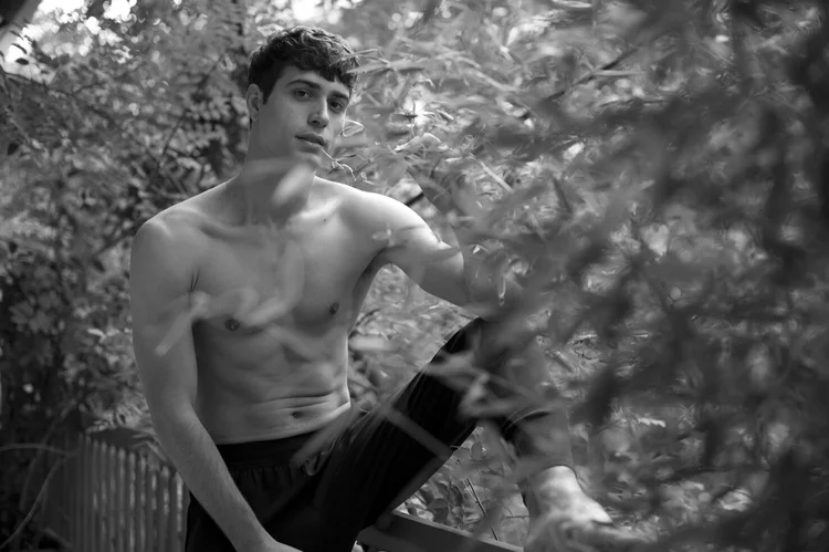 Editorial of male model Dimitri Tzanetakos photographed by Nicolas ...