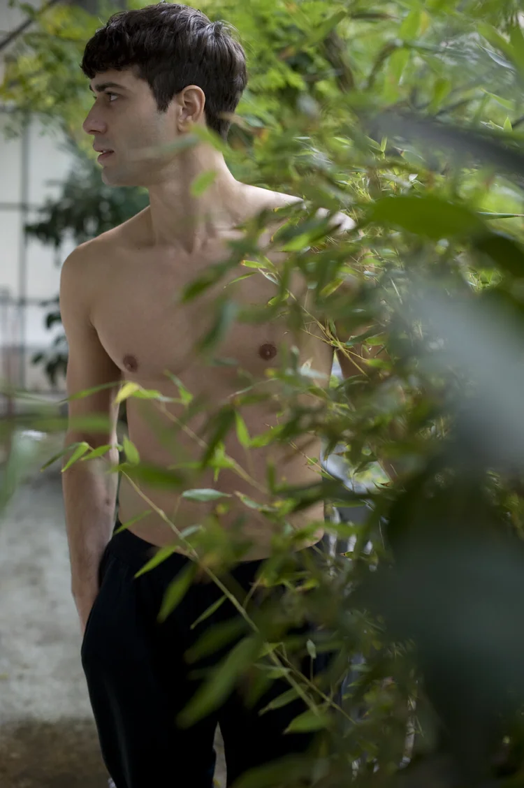 Editorial of male model Dimitri Tzanetakos photographed by Nicolas ...