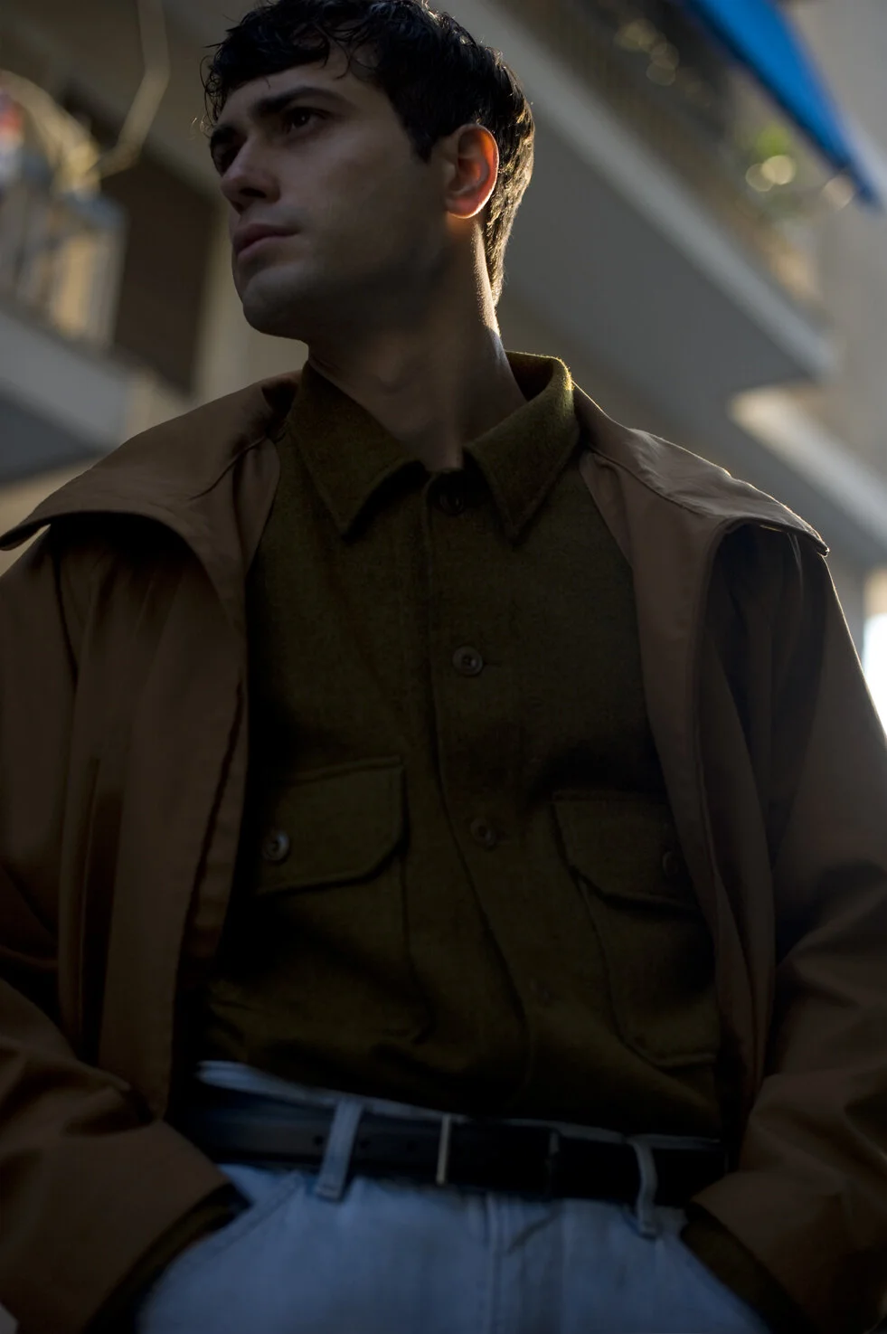 Editorial of male model Dimitri Tzanetakos photographed by Nicolas ...