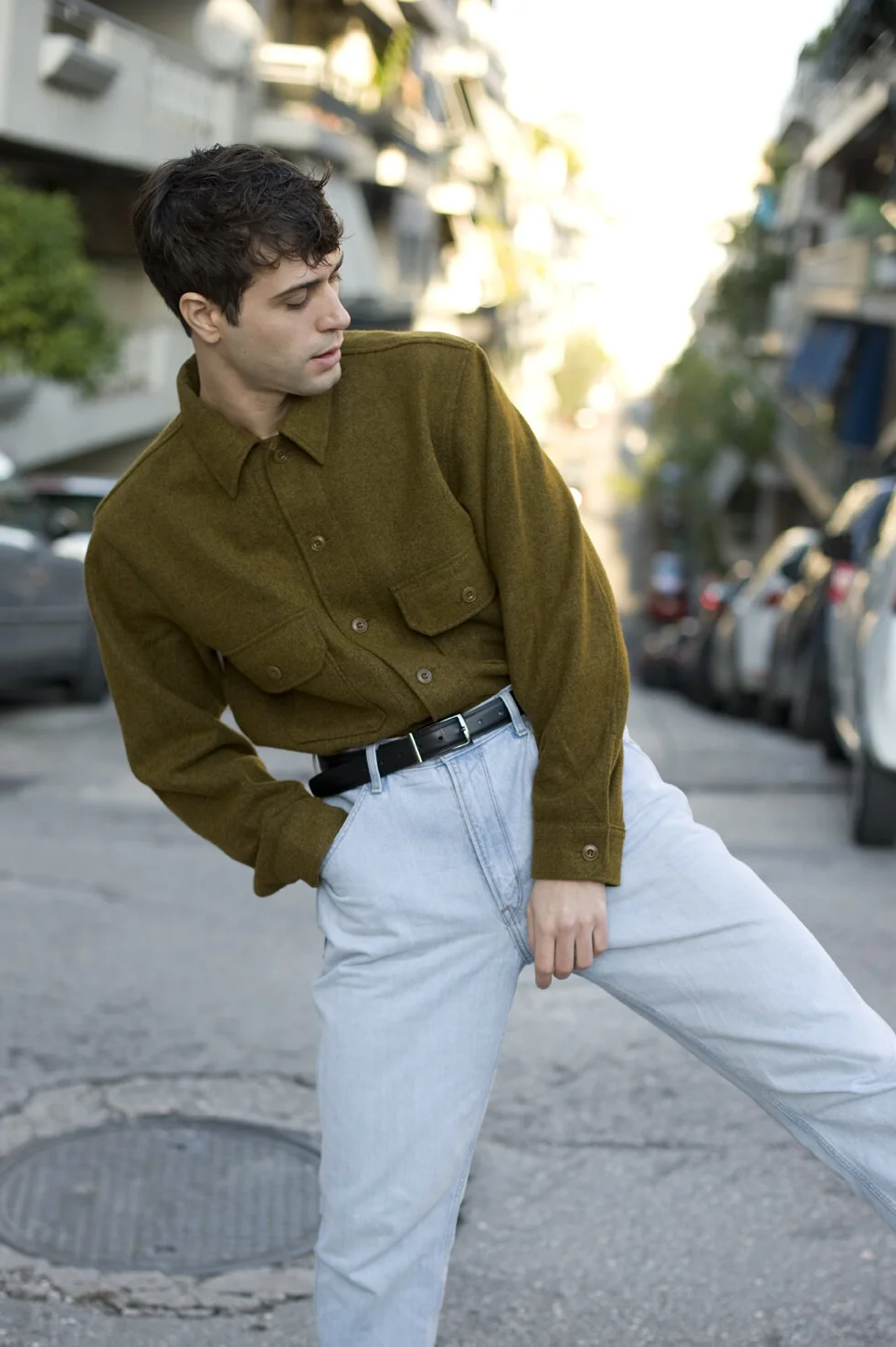 Editorial of male model Dimitri Tzanetakos photographed by Nicolas ...