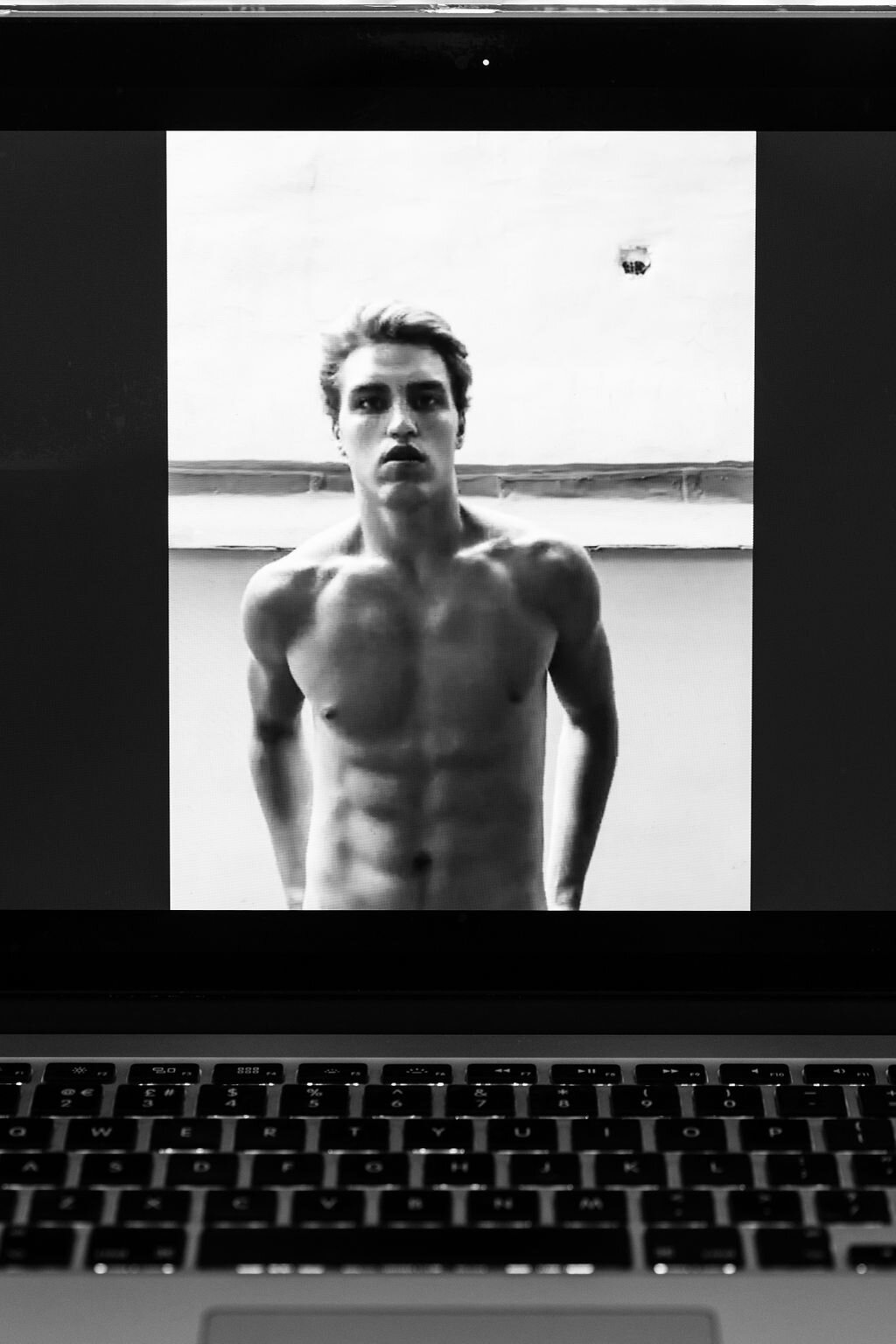 Editorial of male model Jaser Autello photographed in isolation by ...