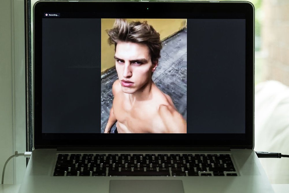 Editorial of male model Jaser Autello photographed in isolation by ...