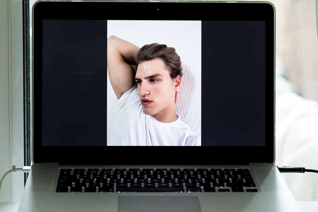 Editorial of male model Jaser Autello photographed in isolation by ...