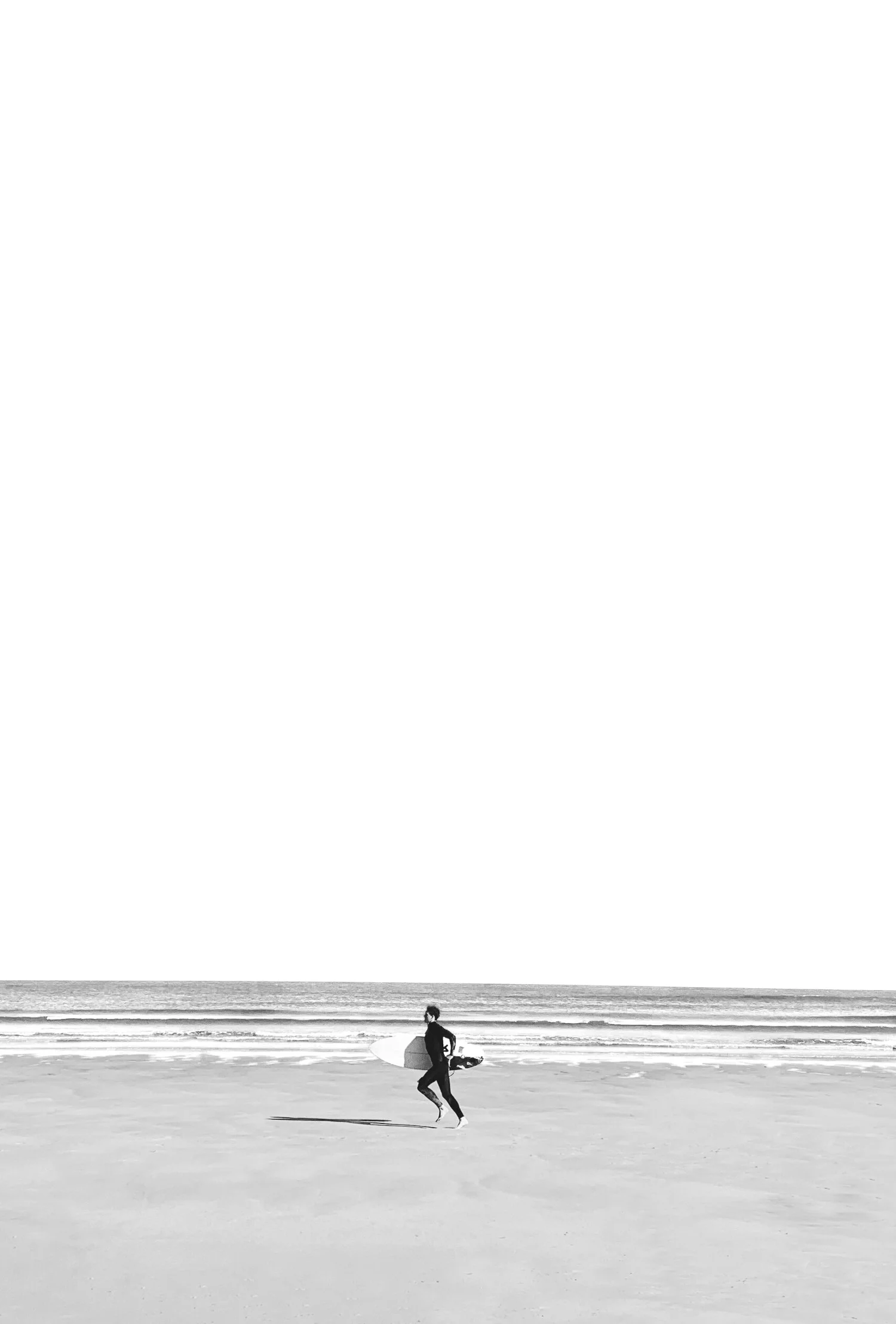 Editorial of male model Guy Robinson photographed in isolation ...