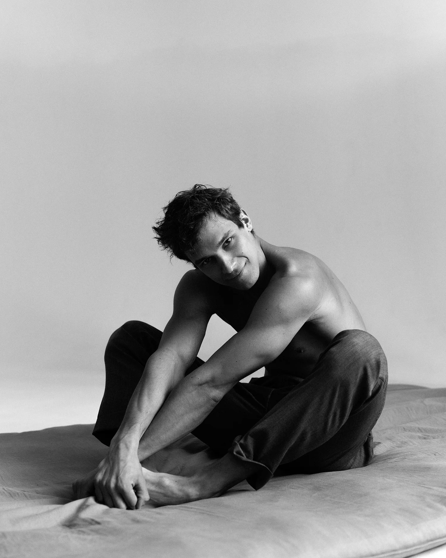 Editorial of male model Ivan Kardakov photographed by Arthur Gareev ...