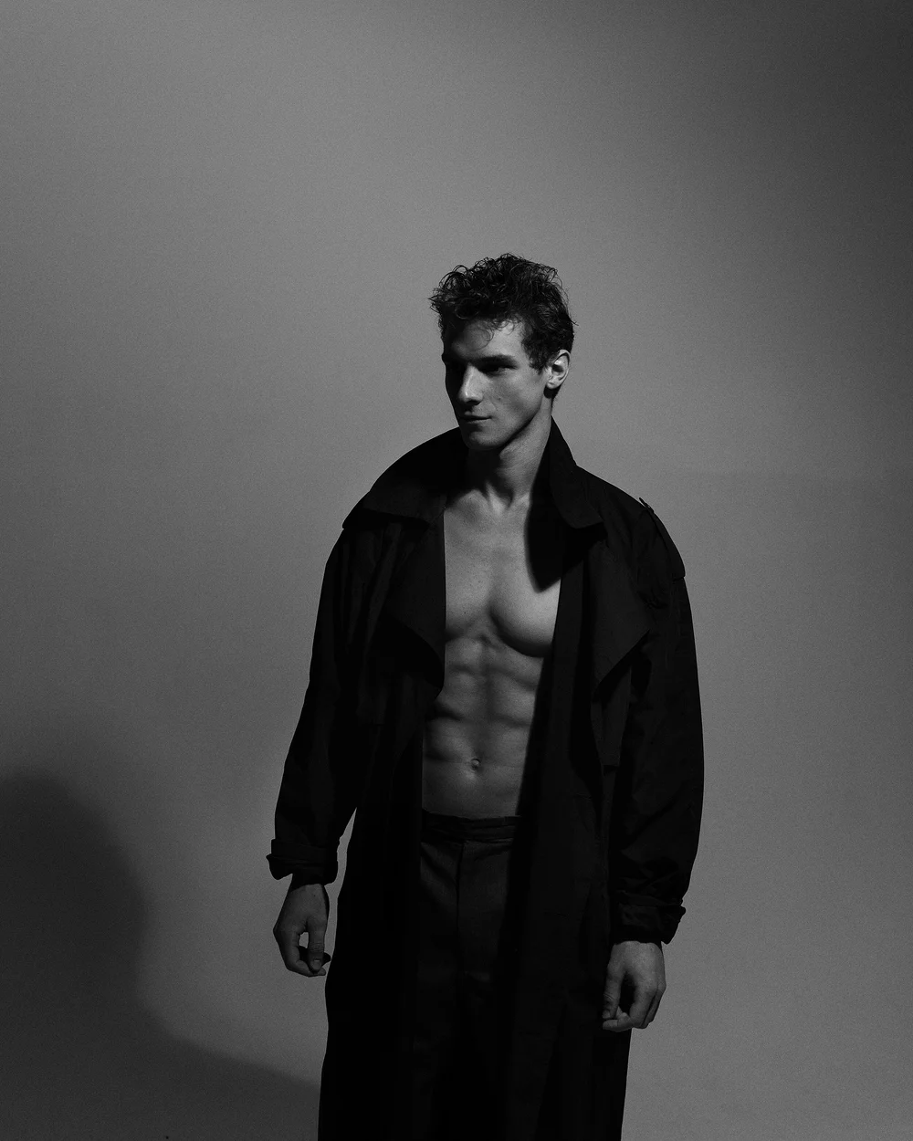 Editorial of male model Ivan Kardakov photographed by Arthur Gareev ...