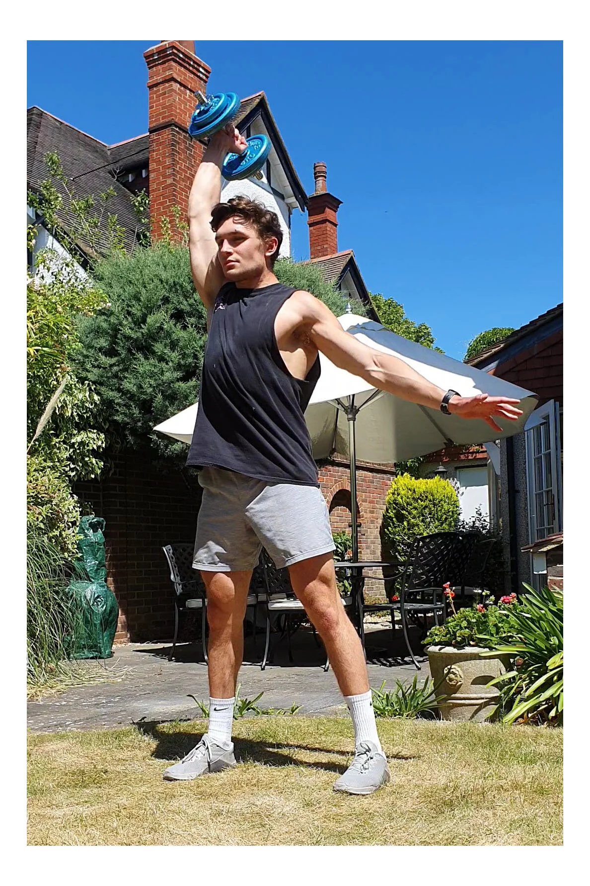 At home one dumbbell workout by model and personal trainer Rory McCall ...