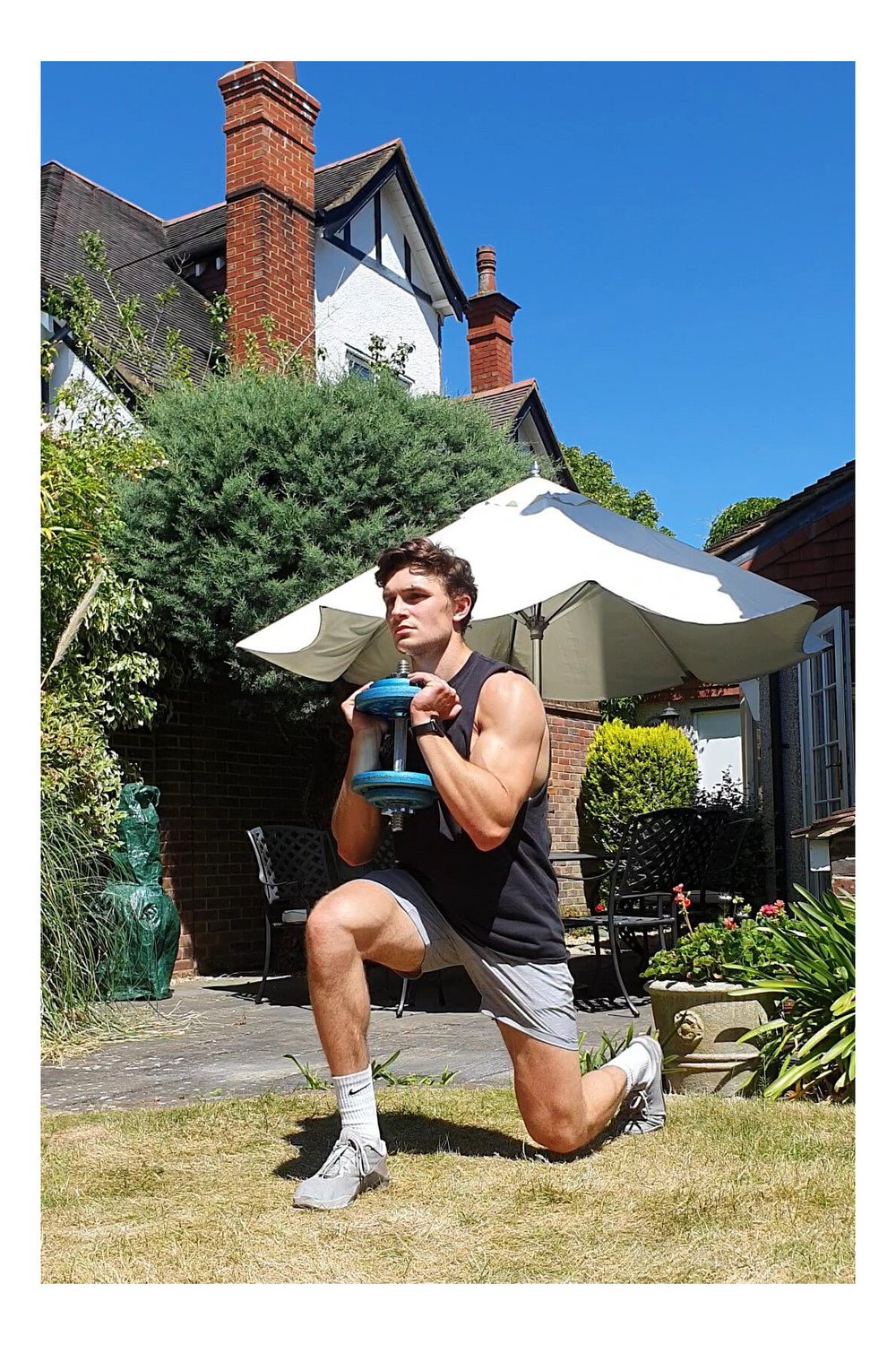 At home one dumbbell workout by model and personal trainer Rory McCall ...