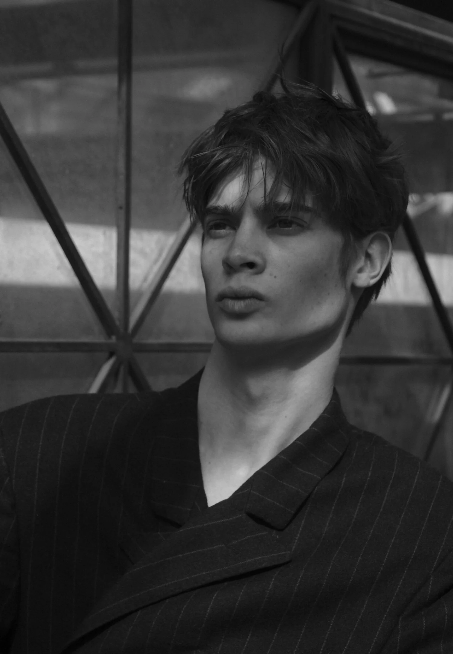Editorial of male model Mathys at Garcons by Gervais by photographer ...