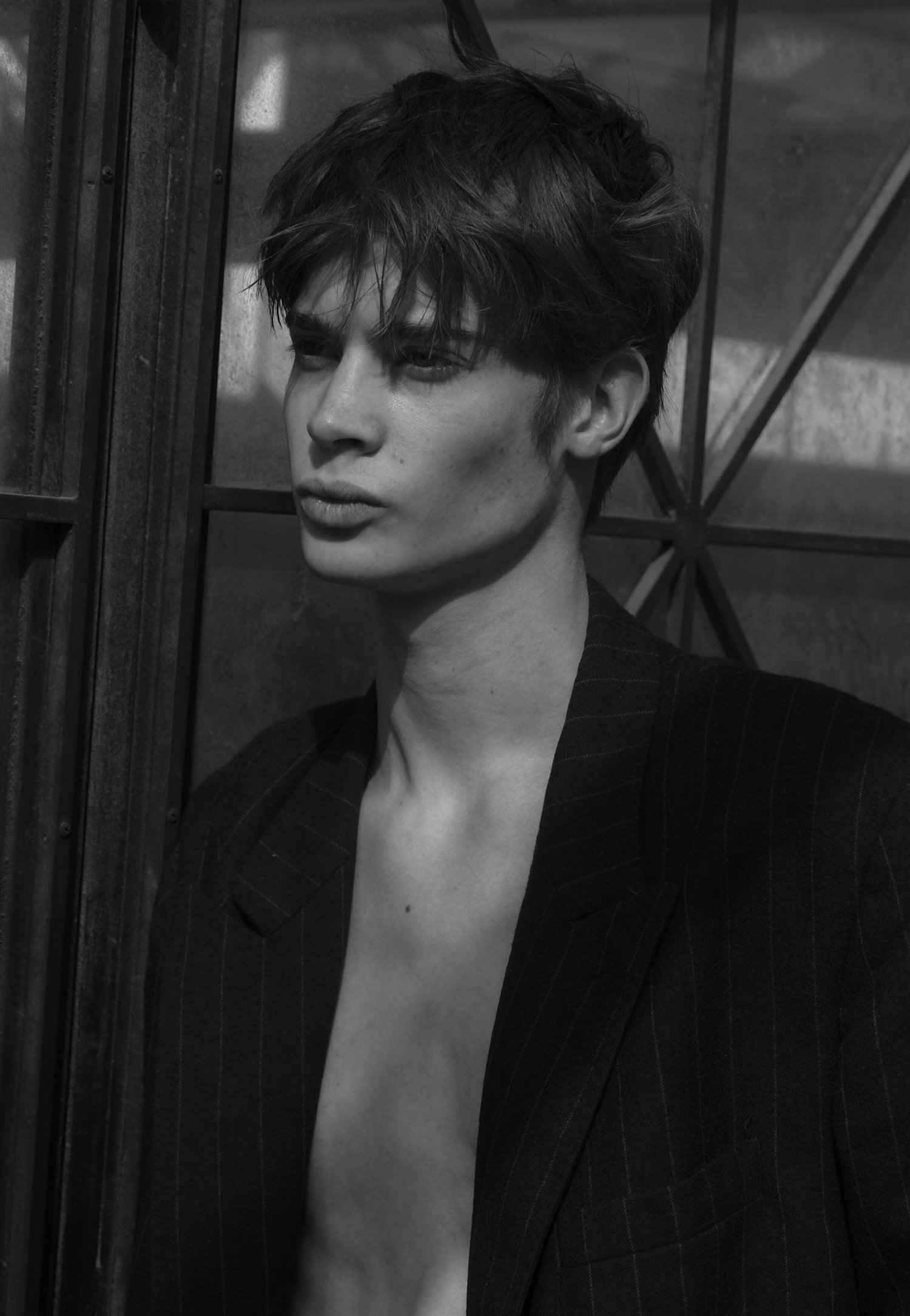Editorial of male model Mathys at Garcons by Gervais by photographer ...