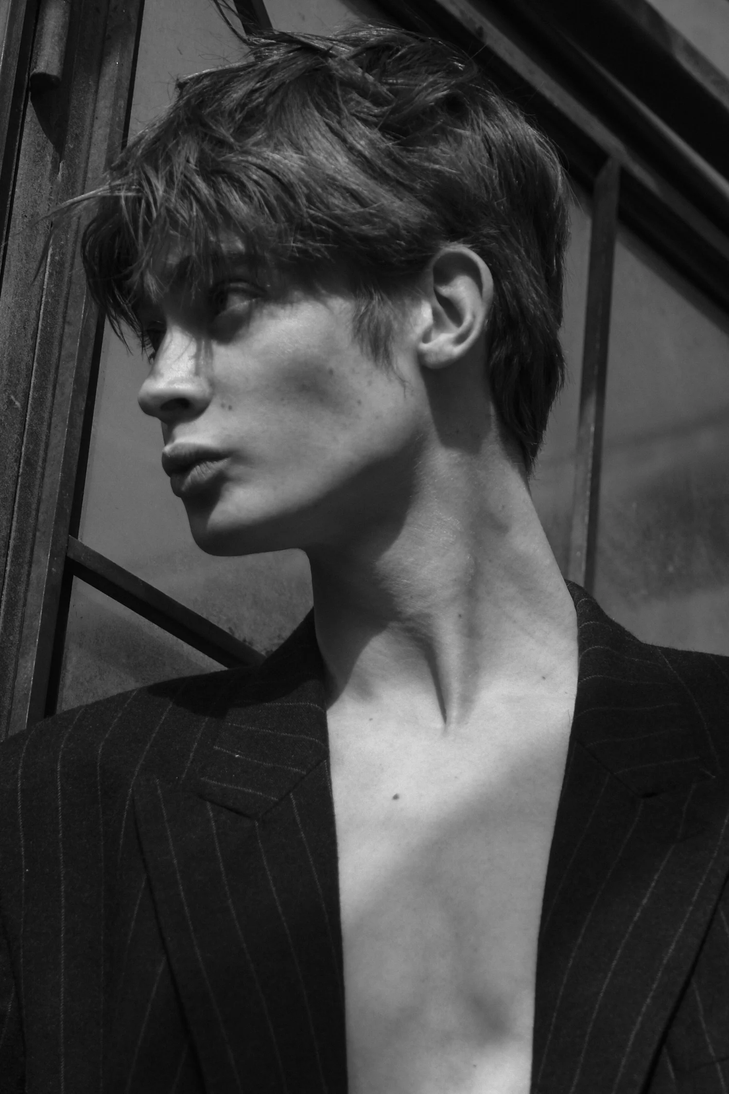 Editorial of male model Mathys at Garcons by Gervais by photographer ...