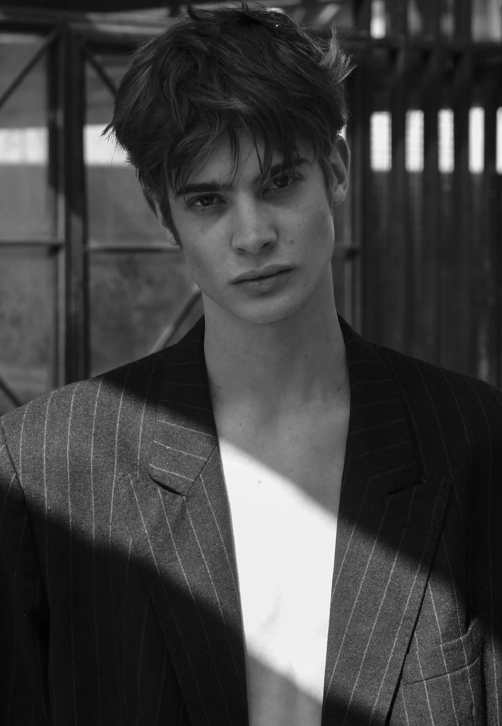 Editorial of male model Mathys at Garcons by Gervais by photographer ...